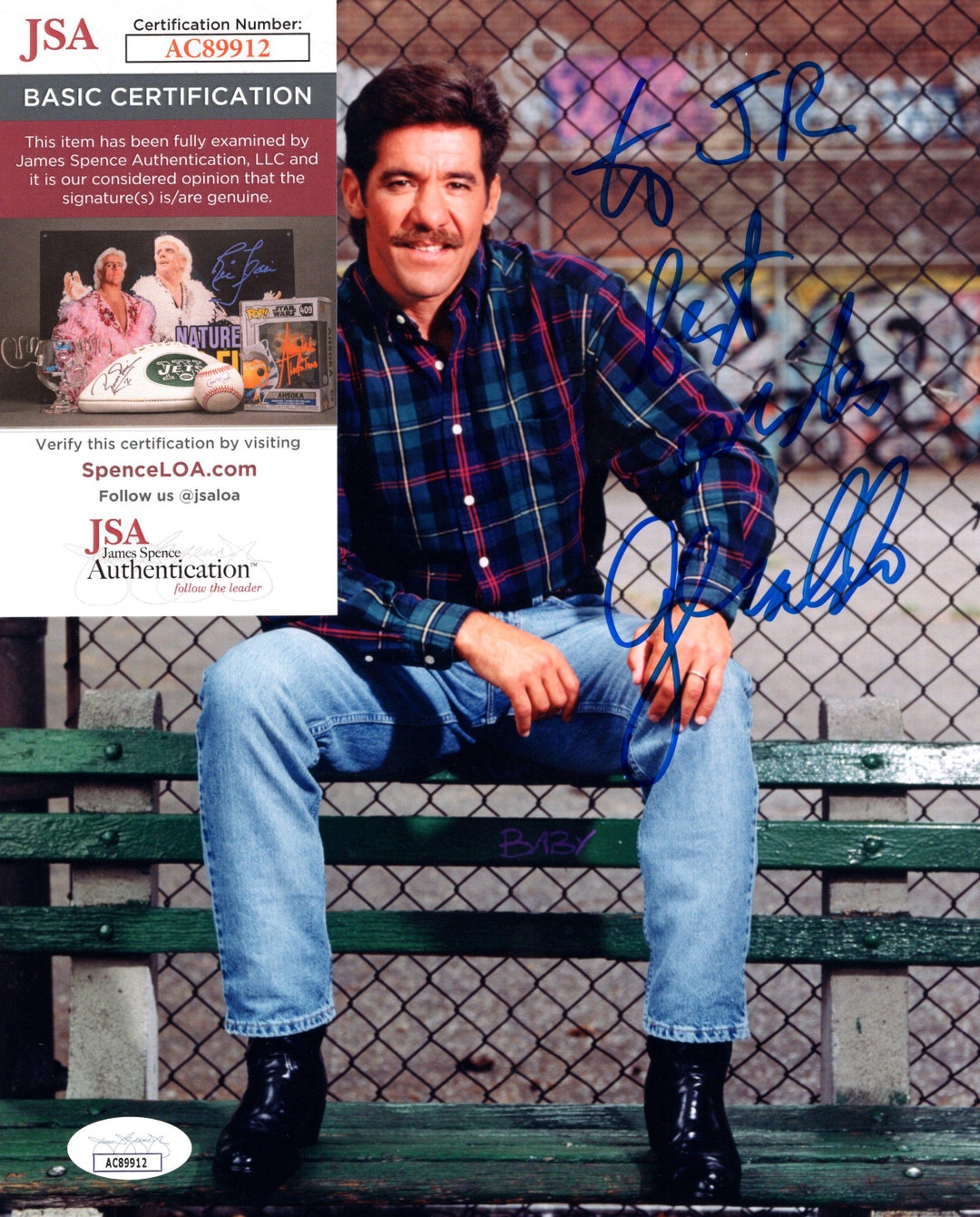 Geraldo Rivera Talk Show Host Journalist Hand Signed Autograph 8x10 Photo With JSA COA - Etsy