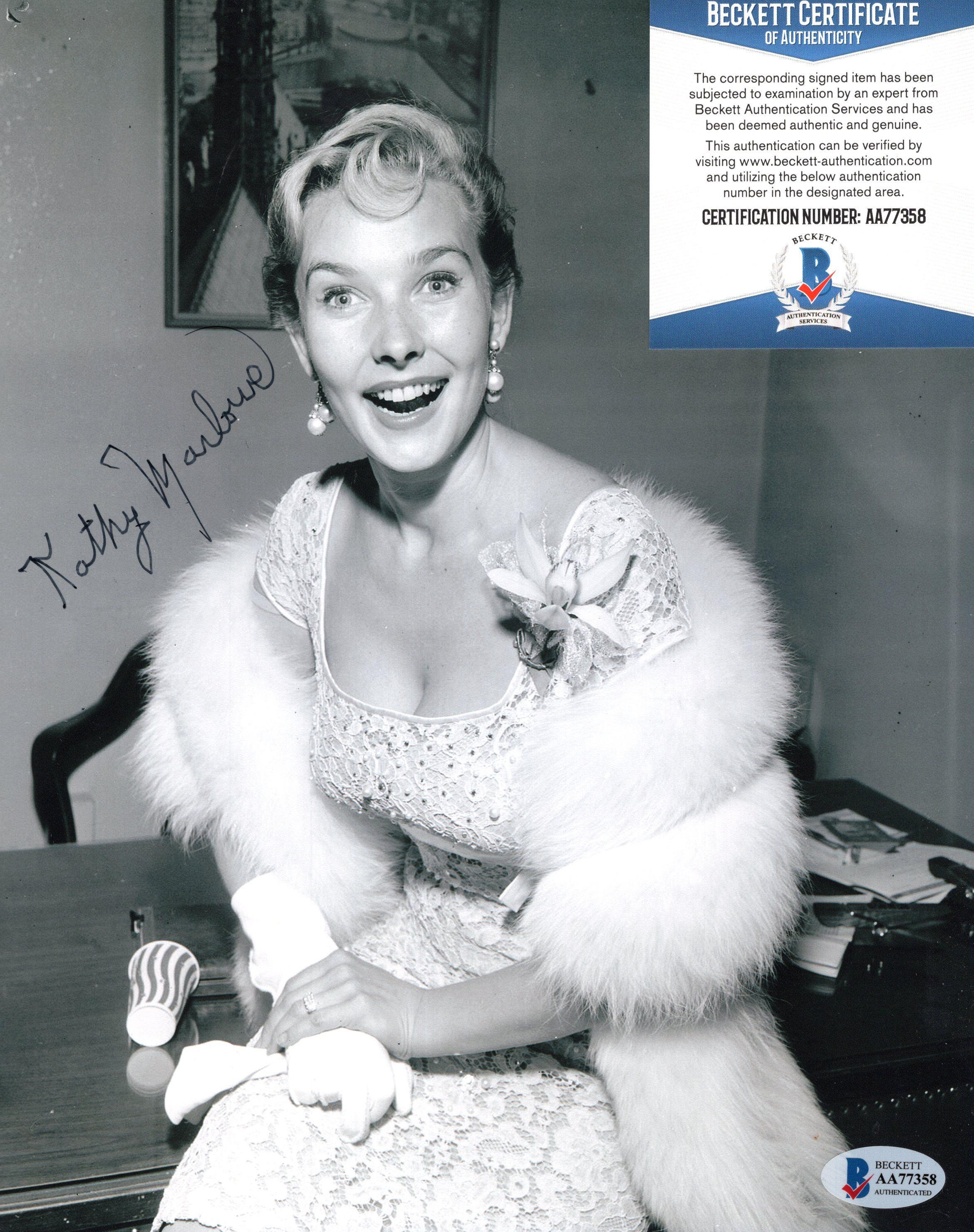 Kathy Marlowe Actress Hand Signed Autograph 8x10 Photo With Beckett BAS COA - Etsy