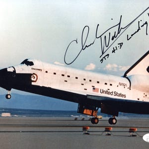 Charles Walker NASA Astronaut Hand Signed Autograph 8x10 Photo With JSA ...