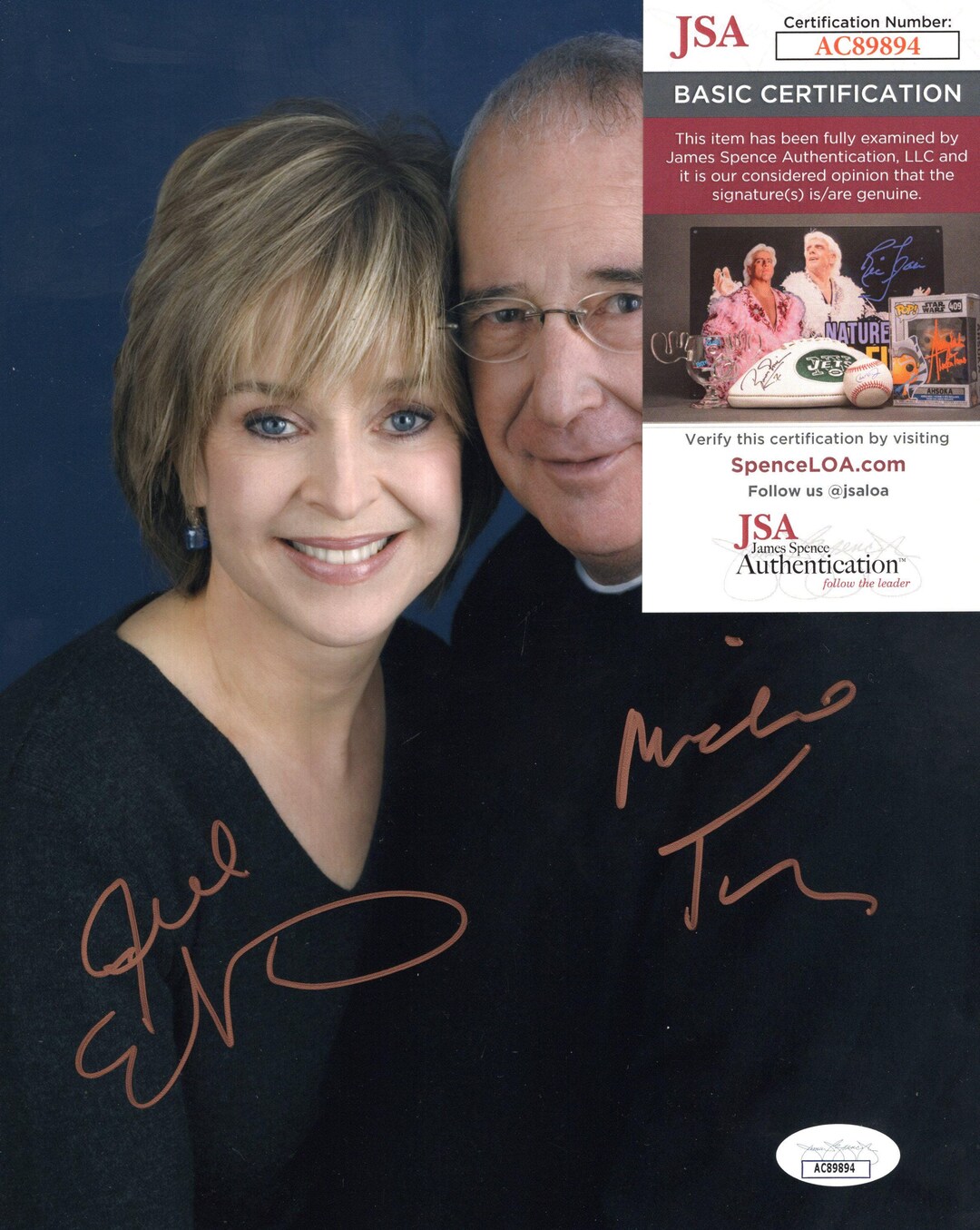 Jill Eikenberry Michael Tucker LA Law Hand Signed Autograph 8x10 Photo ...