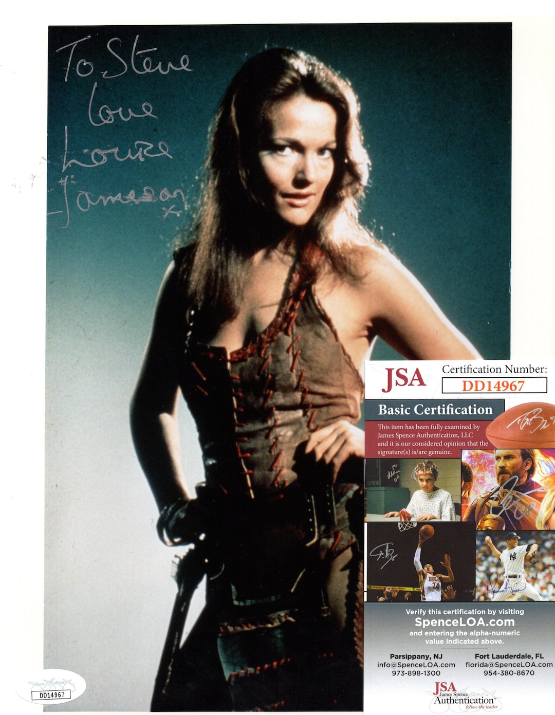 Louise Jameson Actress Leela Dr Who Hand Signed Autograph 8x10 Photo ...