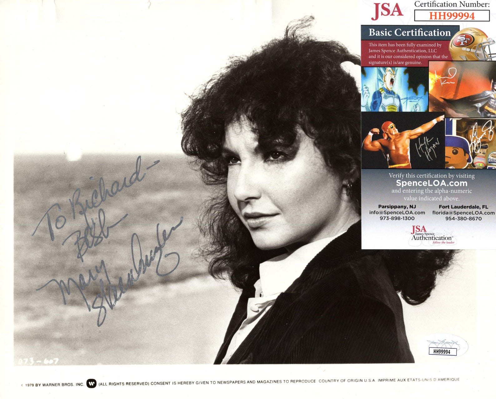 Mary Steenburgen Actress Hand Signed Autograph 8x10 Photo With JSA COA ...