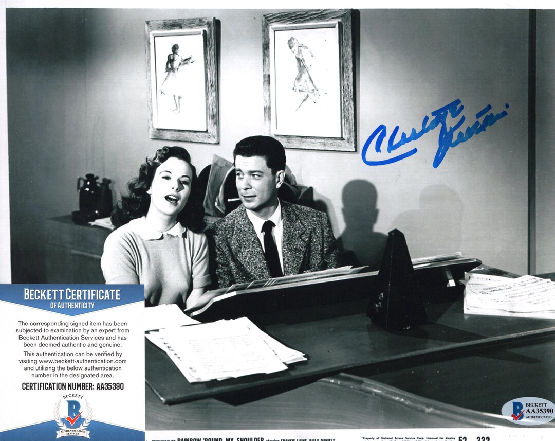 Charlotte Austin Actress Hand Signed Autograph 8x10 Photo With Beckett ...