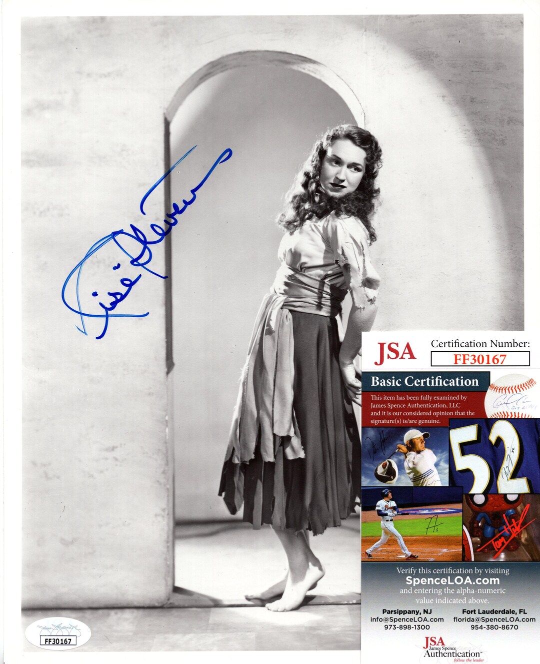 Rise Stevens Opera Singer Hand Signed Autograph 8x10 Photo With JSA COA ...