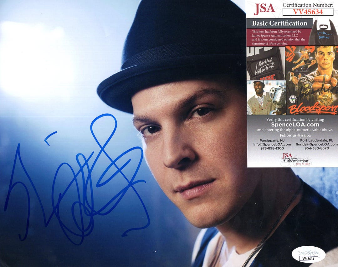 Gavin Degraw Singer Hand Signed Autograph 8x10 Photo With JSA COA - Etsy