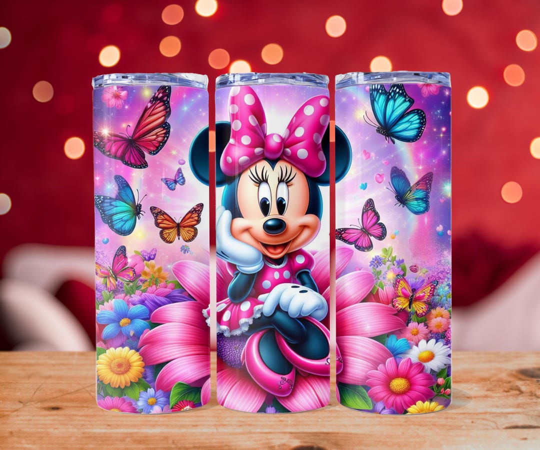 Minnie Mouse 20 Oz. Skinny Tumbler - Etsy