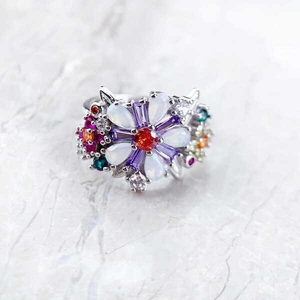Flower Rings for Women - Etsy