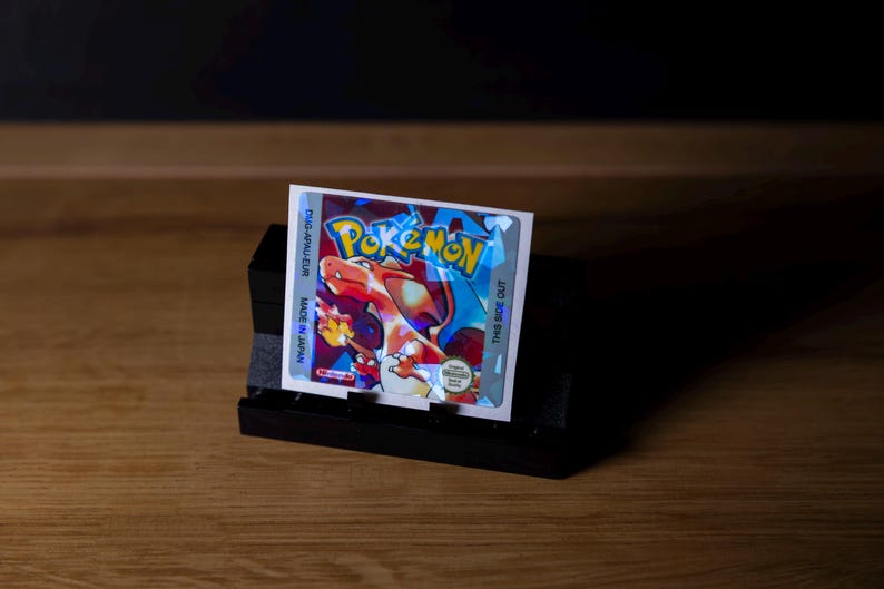 Pokémon Red Version Game Boy EUR Cartridge Label – Laminated Vinyl ...