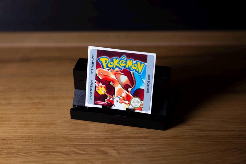 Pokémon Red Version Game Boy EUR Cartridge Label – Laminated Vinyl ...