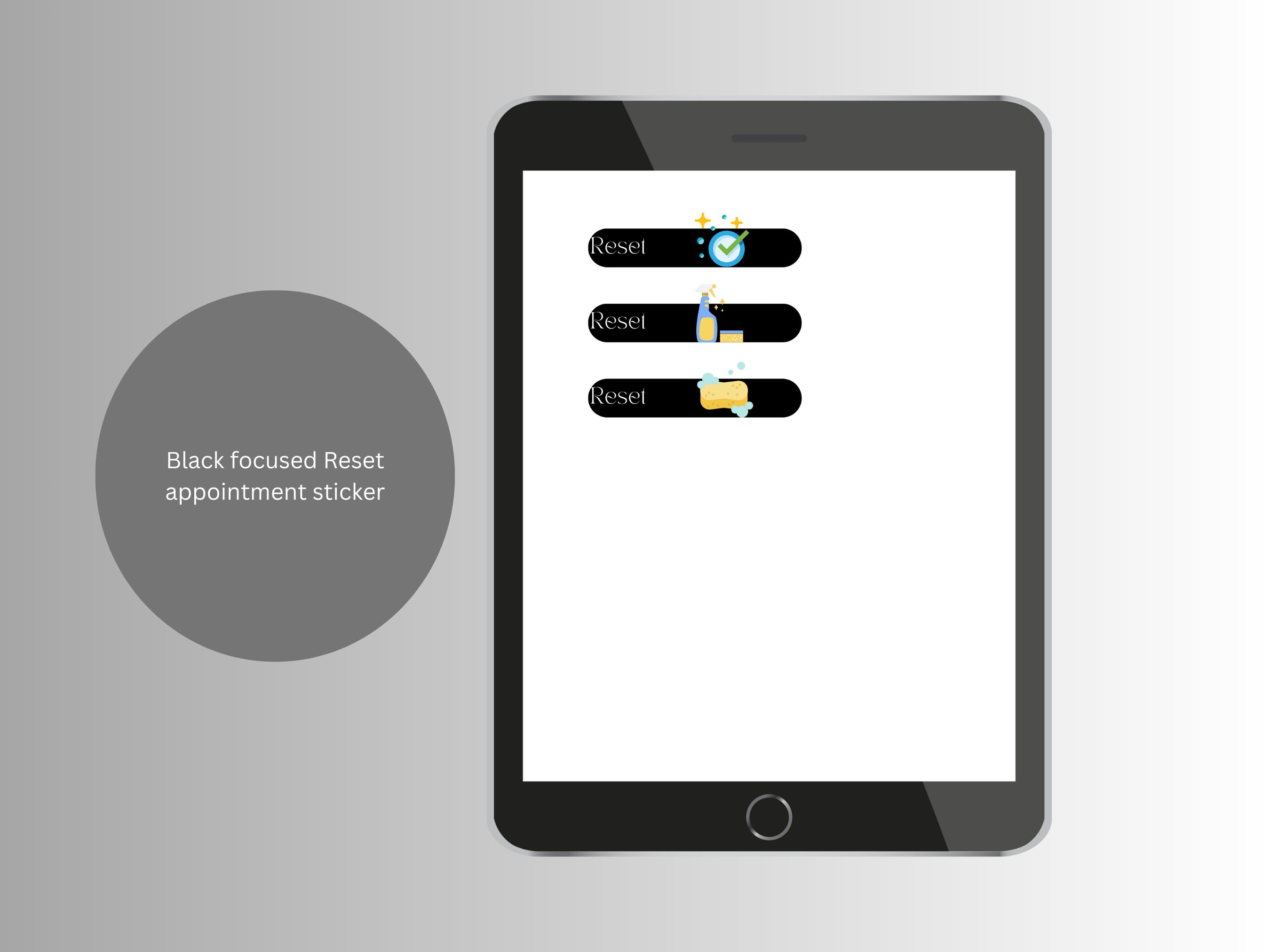 Reset Sticker, Digital Sticker, Goodnotes Sticker, Task Sticker ...