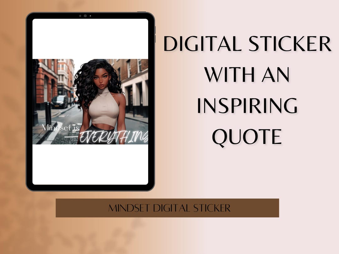 Mindset Sticker,digital Sticker,goodnotes Sticker,motivation Sticker ...