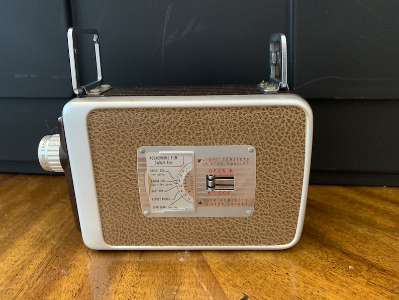 Kodak Brownie 8MM Movie Camera With Case, Original Manual and Film. Vintage Kodak Movie Camera ...