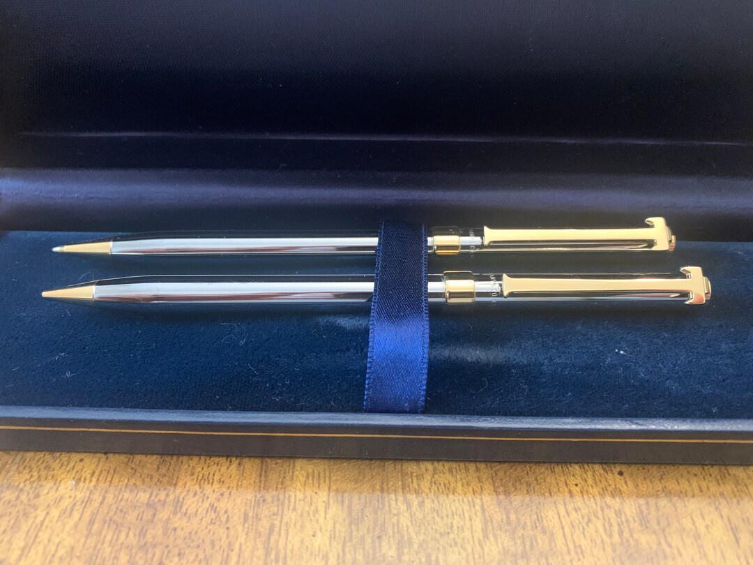Tiffany & Co T-clip Ballpoint Pen and Mechanical Pencil Set Tiffany and ...