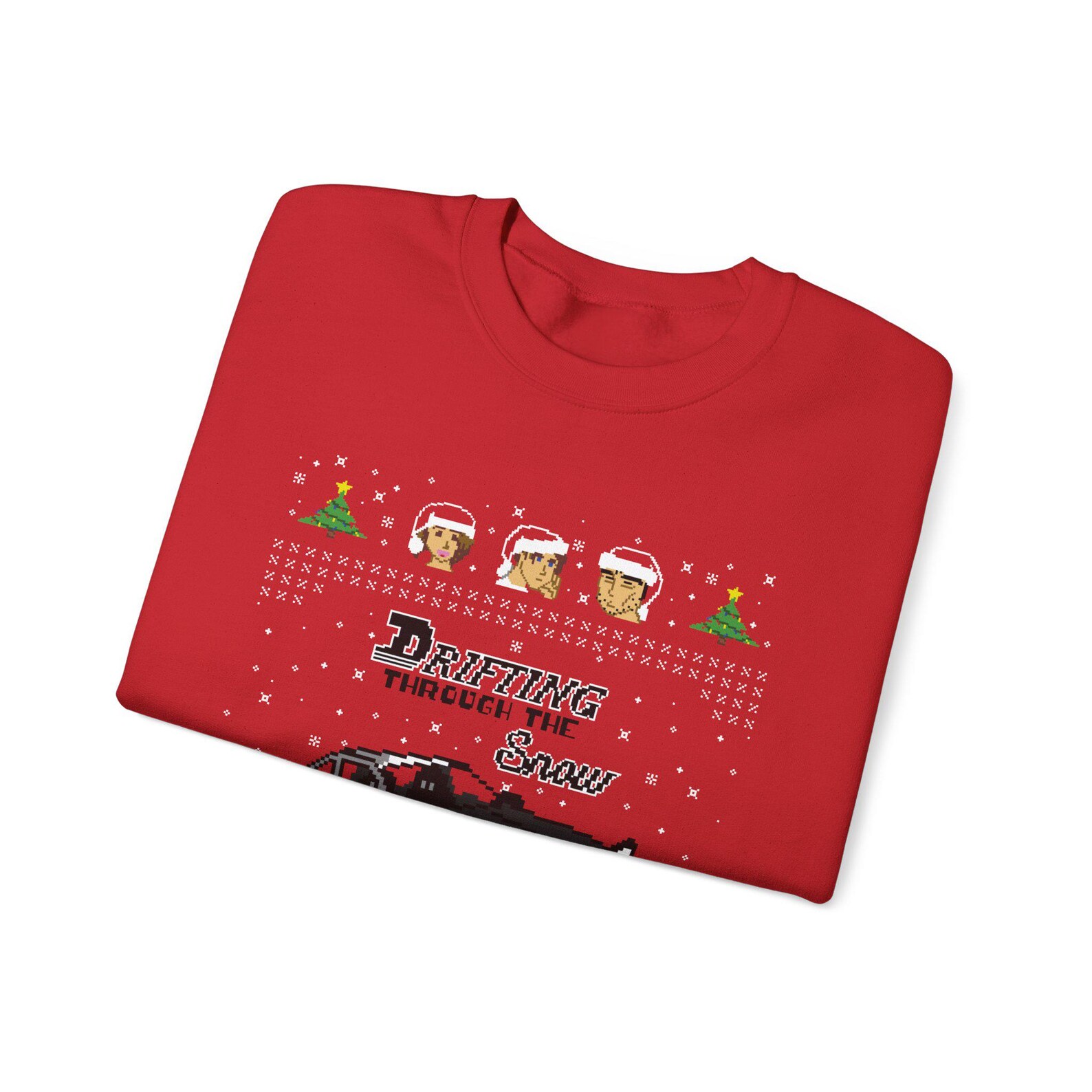 INITIAL D Christmas Sweater | Unisex Heavy Blend™ Crewneck Sweatshirt ...