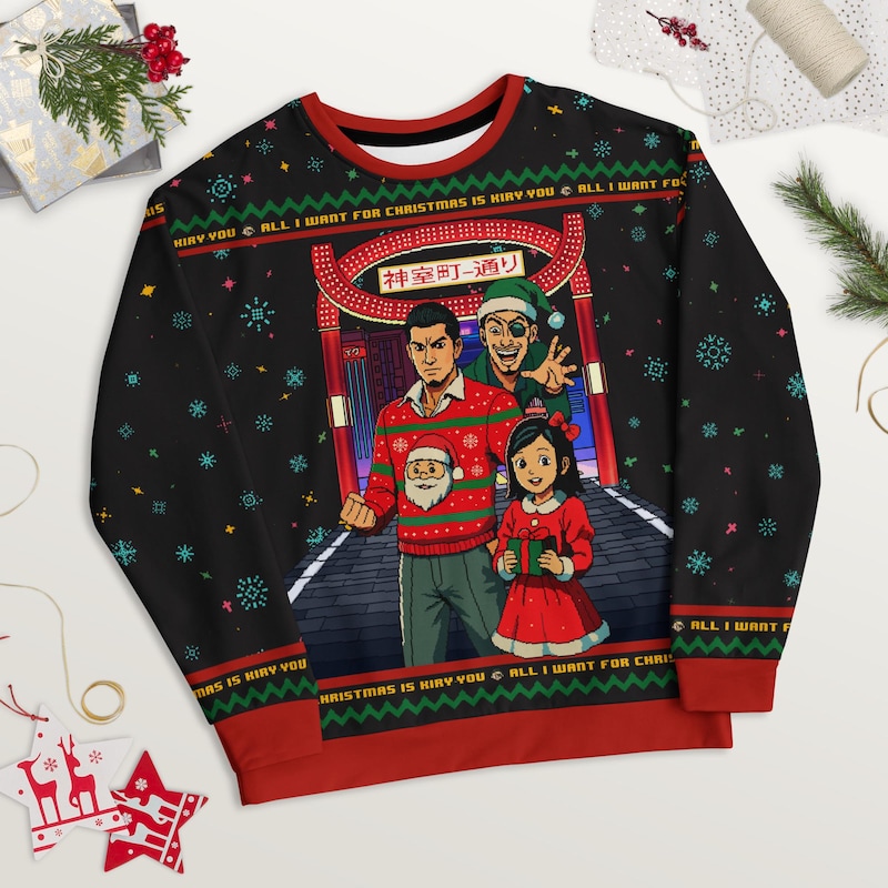 Anime Xmas Sweatshirts - Etsy