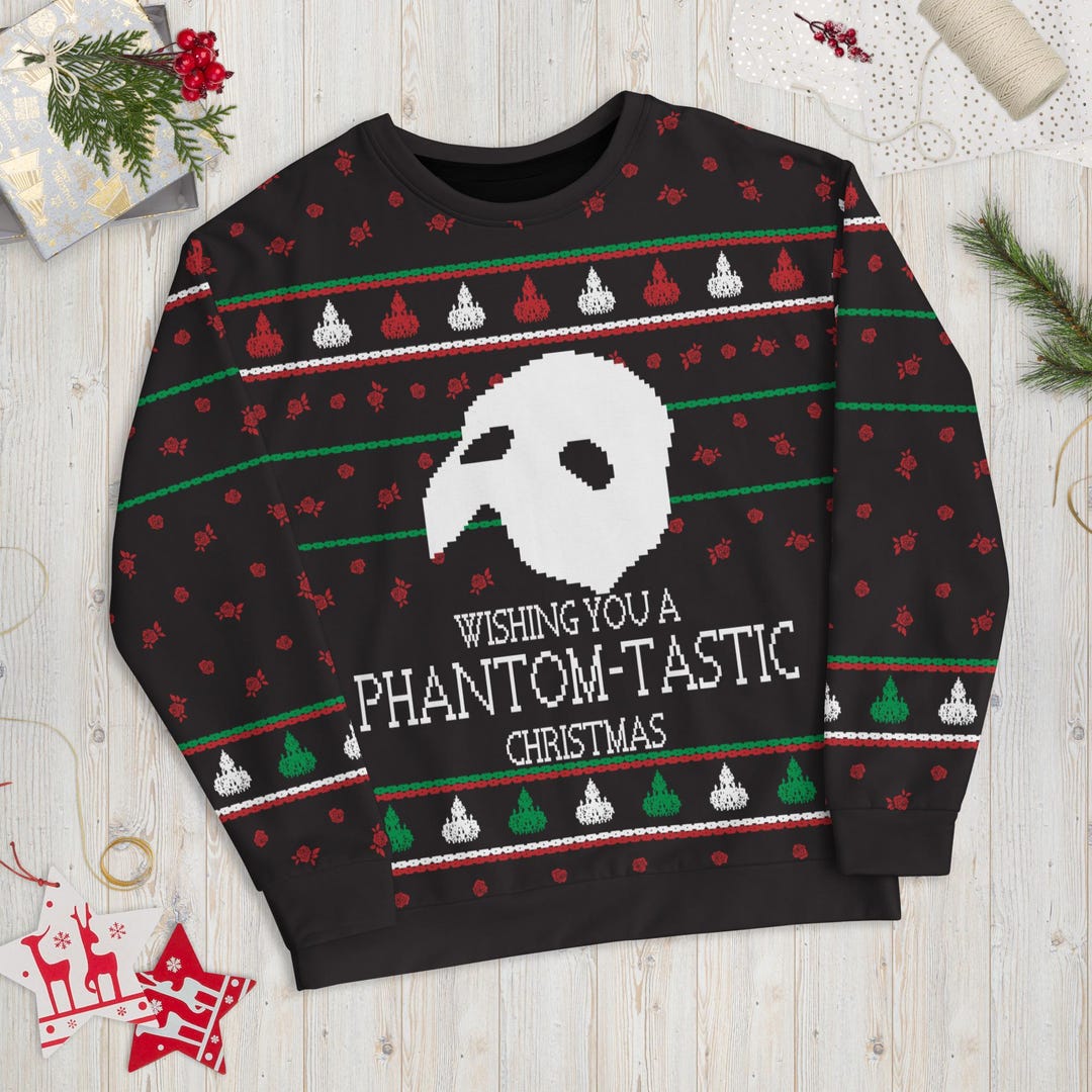 Phantom of the Opera Inspired Ugly Christmas Sweater - Etsy
