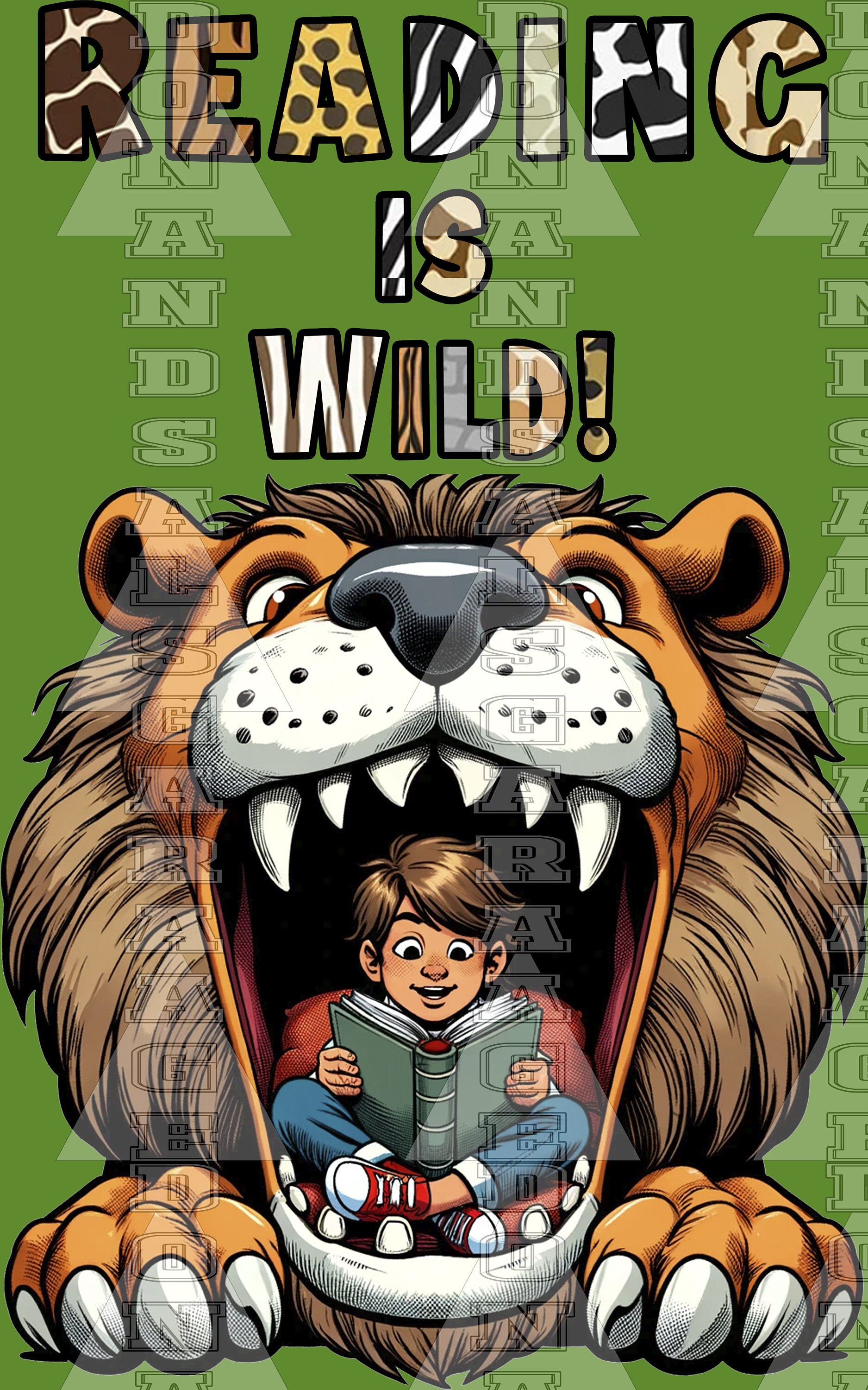 Reading is Wild, Read Across America, Fantasy Reading, Digital ...
