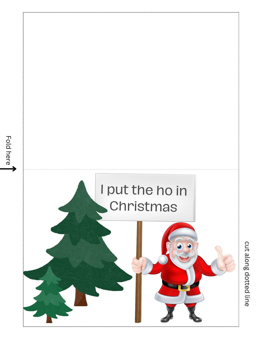 Printable Funny Christmas Card, Christmas Card for Her, Christmas Card ...