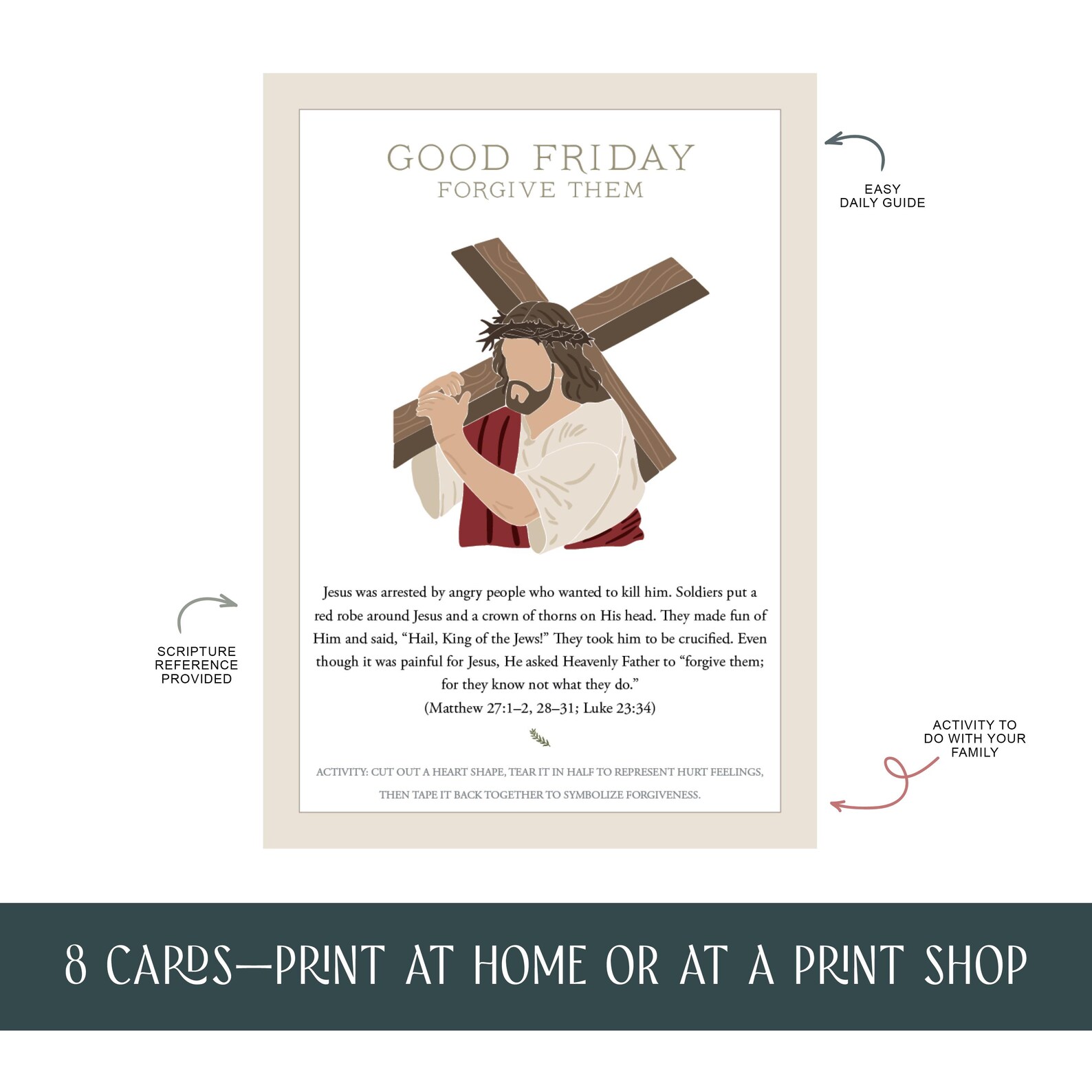 Holy Week Easter Cards Etsy
