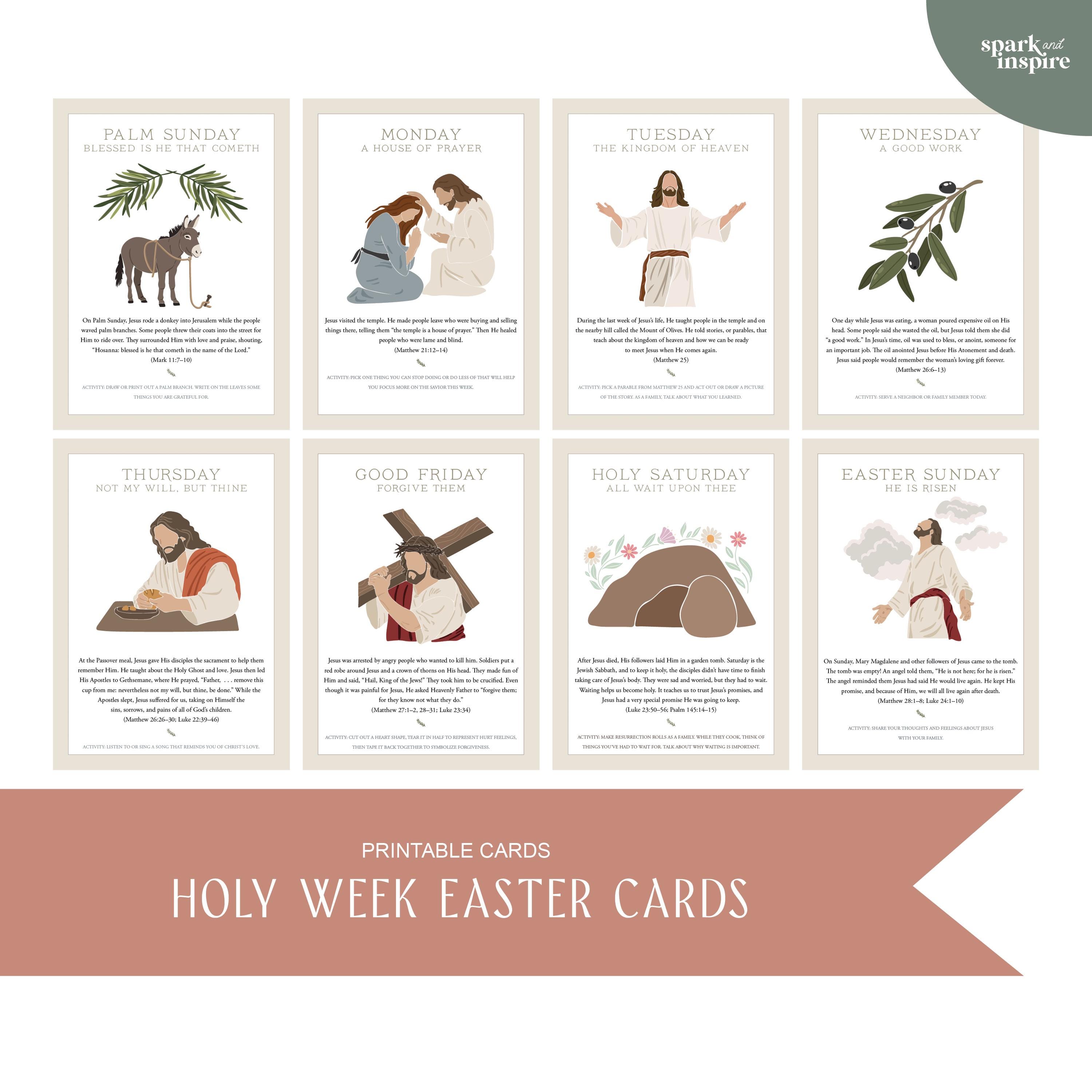 Holy Week Easter Cards - Etsy