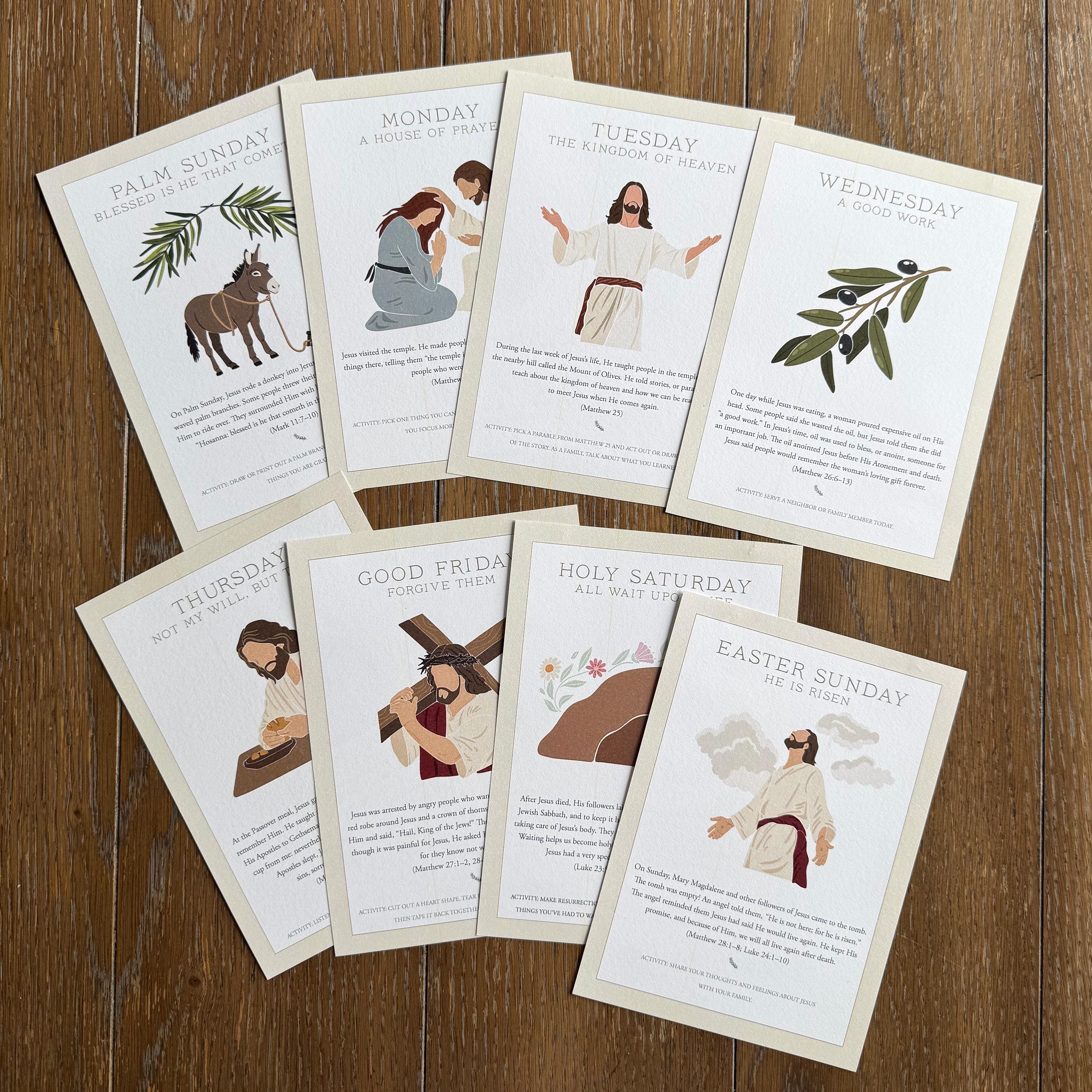 Holy Week Easter Cards Etsy