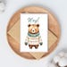 Bear With Sweater Clipart, Woodland Animal in Sweater PNG, Cute Bear ...