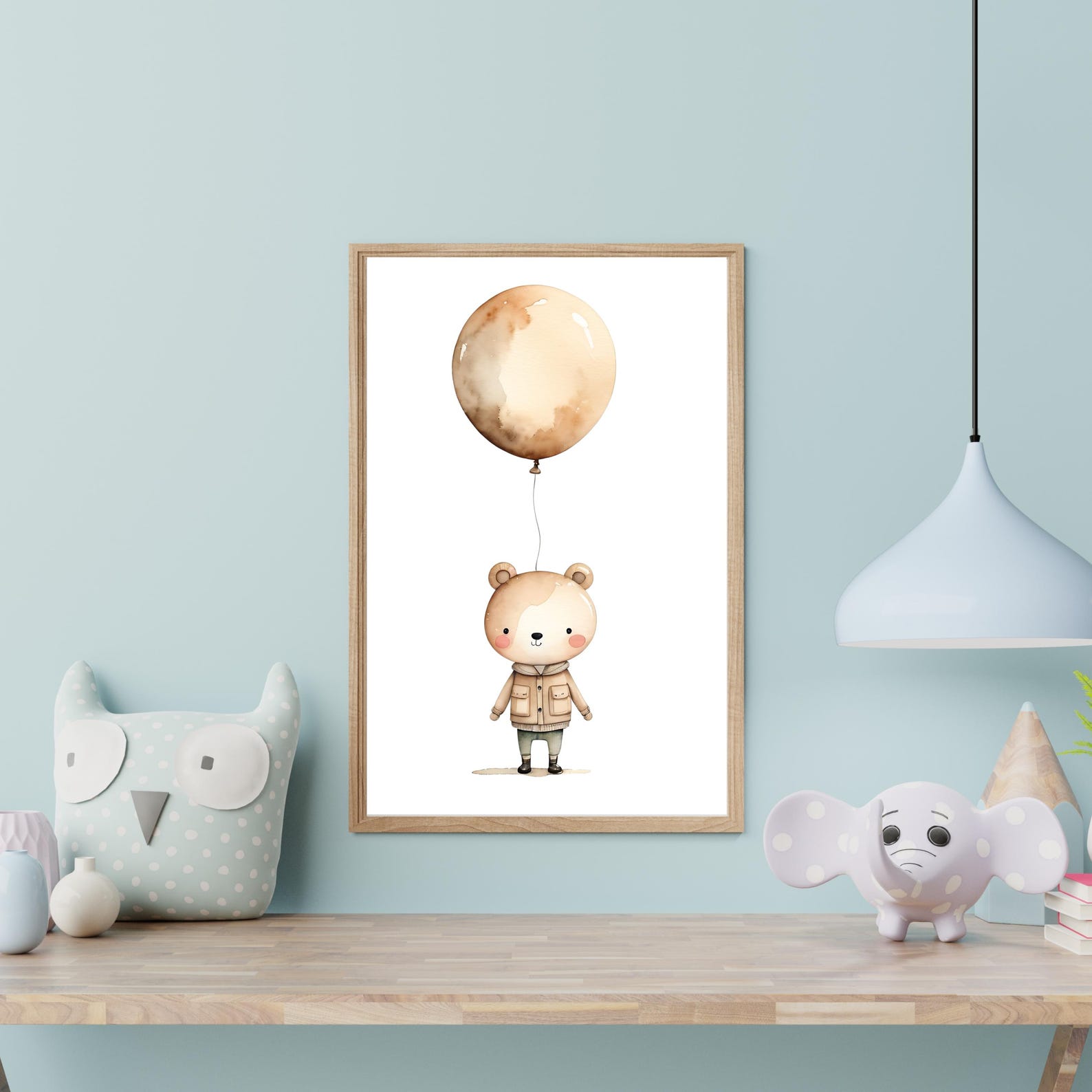 Neutral Balloon Clipart, Neutral Balloons Watercolor Clipart, Balloons ...