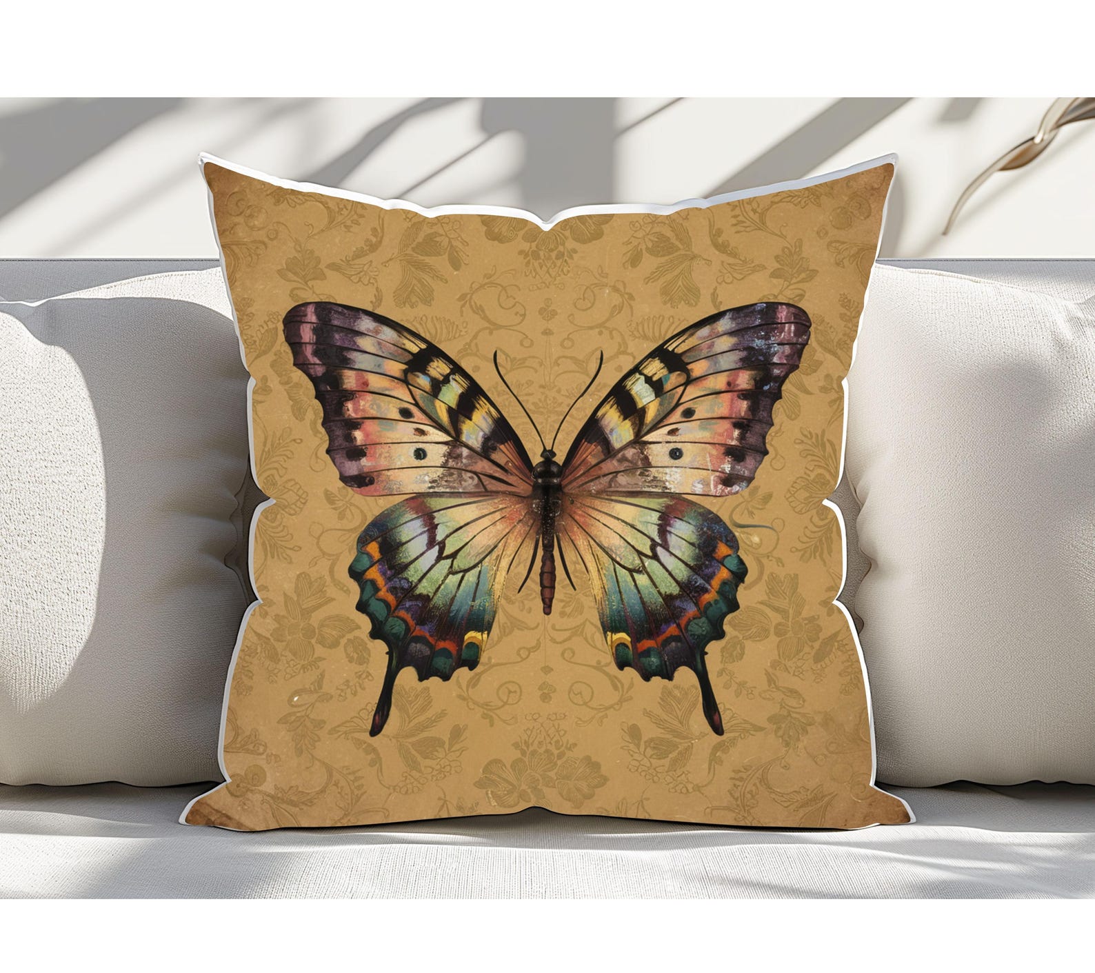Vintage Butterfly Digital Paper, Butterfly Nostalgia, Vintage ...
