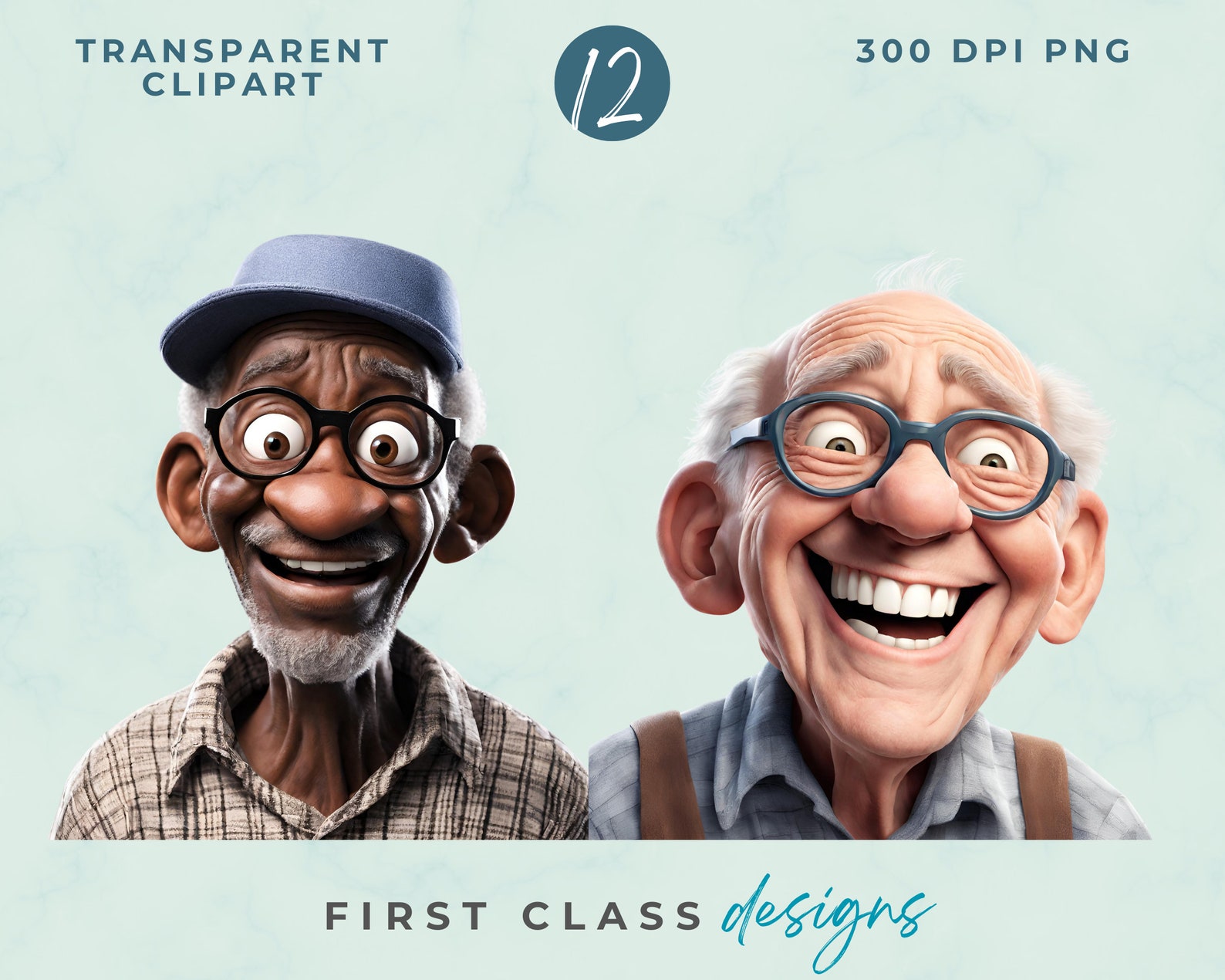 Funny Old Man Clipart PNG, Grumpy Old Man, Happy Man Clipart, Cartoon ...