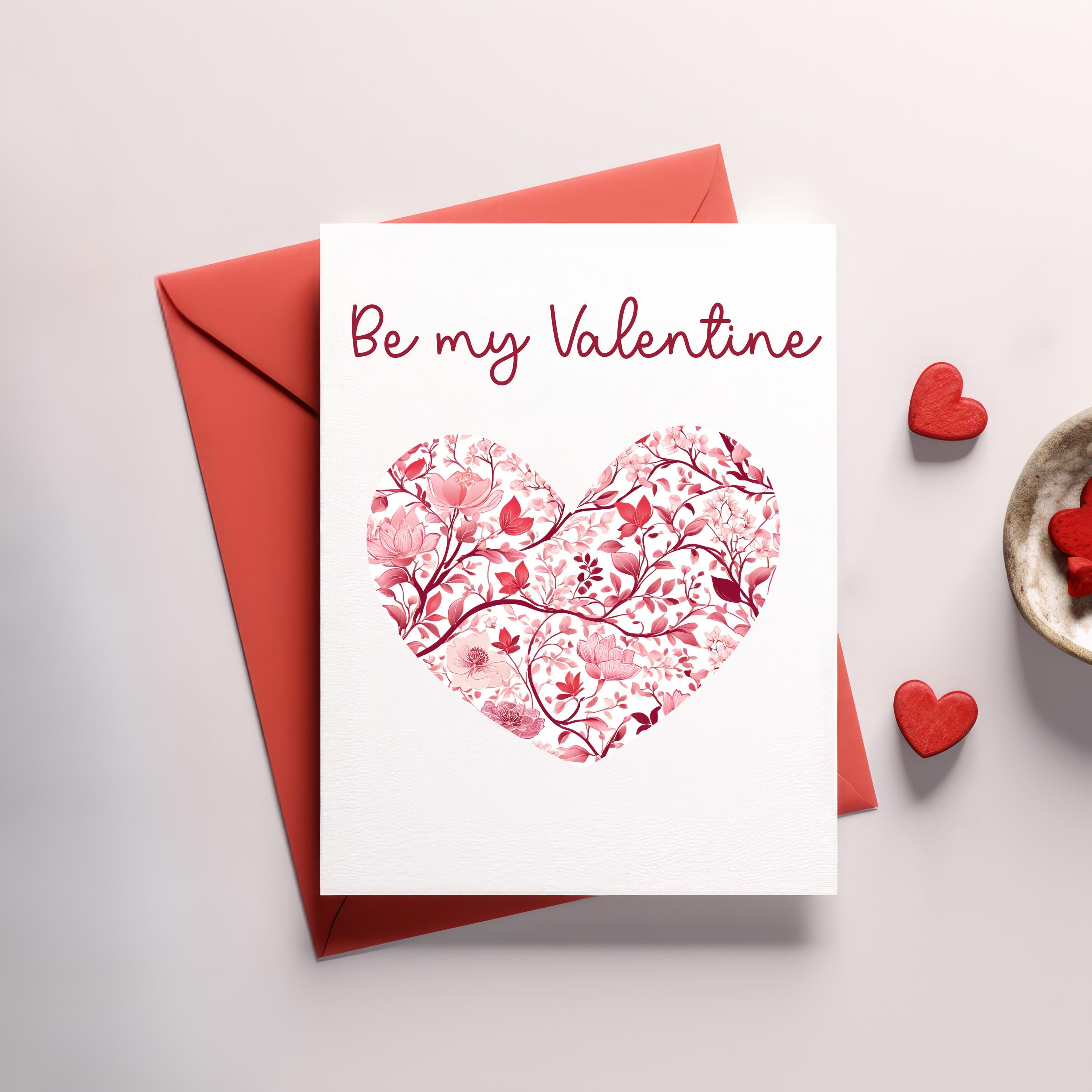 Chinoiserie Valentines Clipart, Pink Watercolor Vintage Floral ...