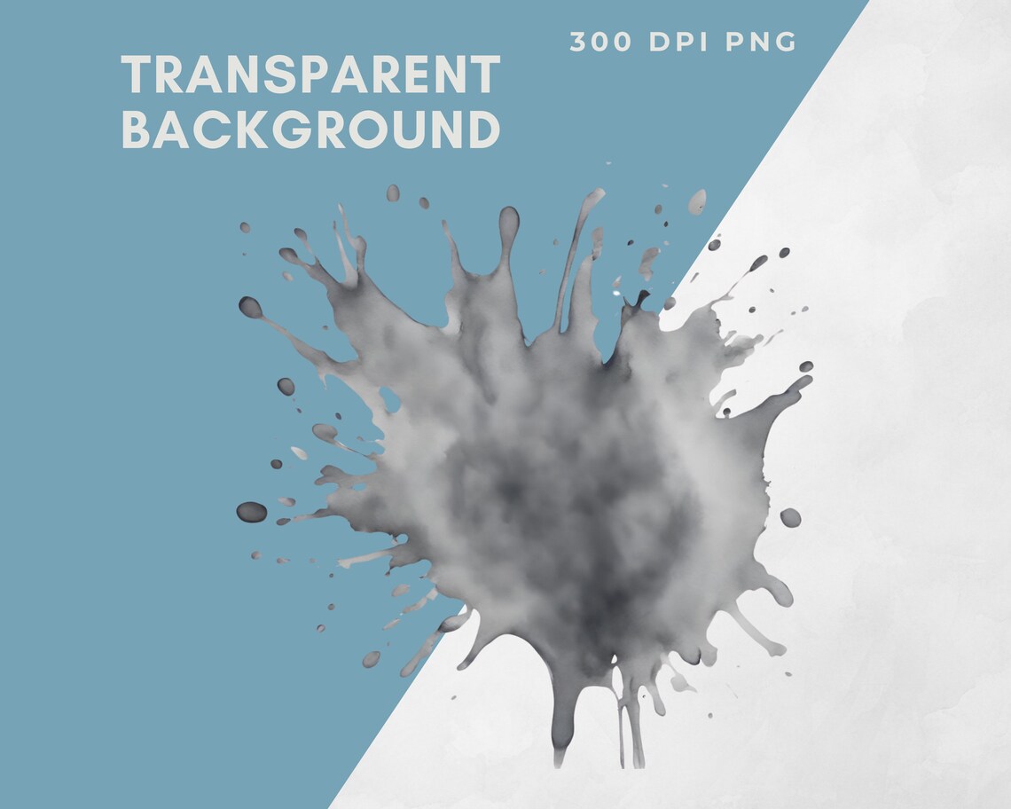 Neutral Watercolor Splatter Clipart, Abstract Background, Splashes ...