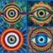 Turkish Eye Digital Papers, Evil Eye Paper Pack, Turkish Eye JPG, Evil ...