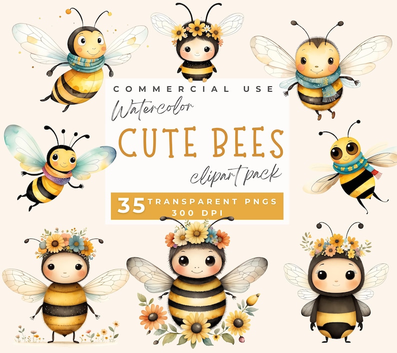 Cute Bugs Clipart, Cute as a Bug Clipart, Cute Bugs Value Bundle ...
