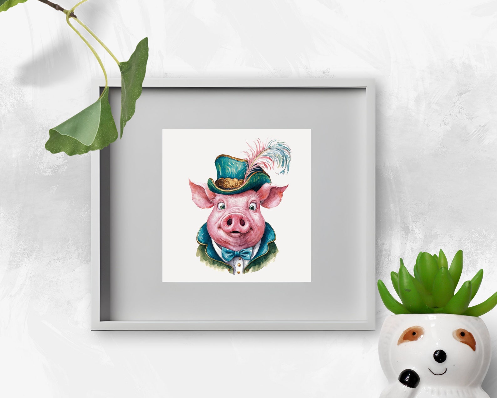 Funny Quirky Pig Clipart, Funny Pig Clipart, High Quality PNG Pig in a ...