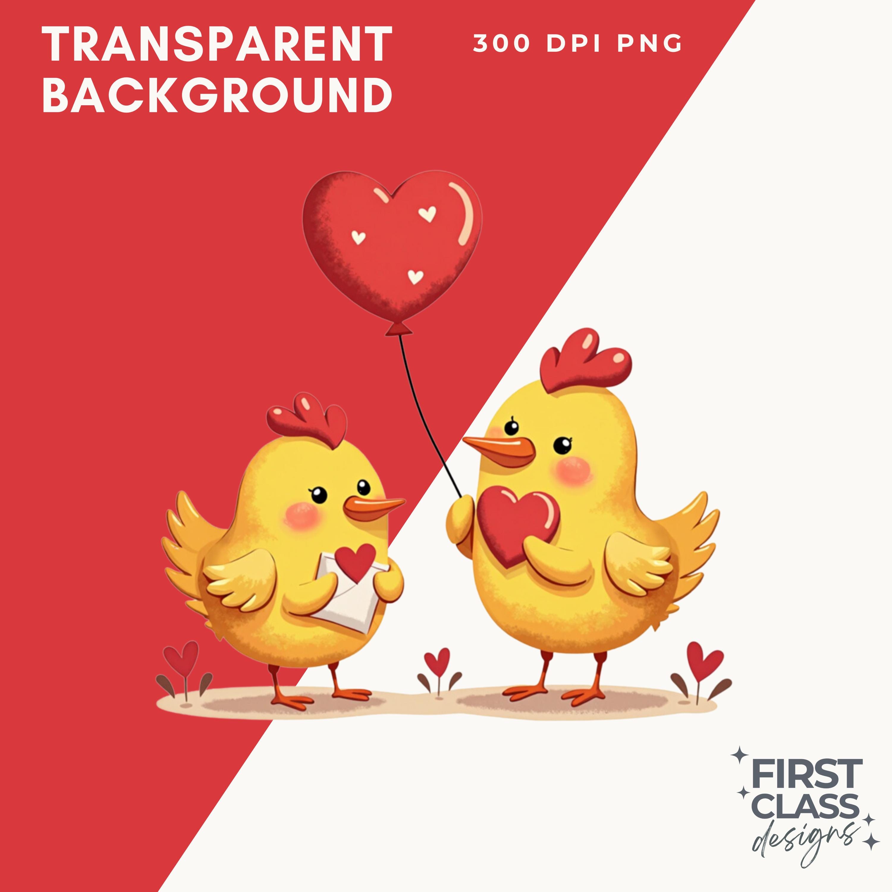 Chicken Valentine Clipart PNG Cupid's Chicken Collection Lover ...