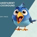 Funny Bird Clipart Bundle, Funny Bird Png, Surprised Birds Clipart ...