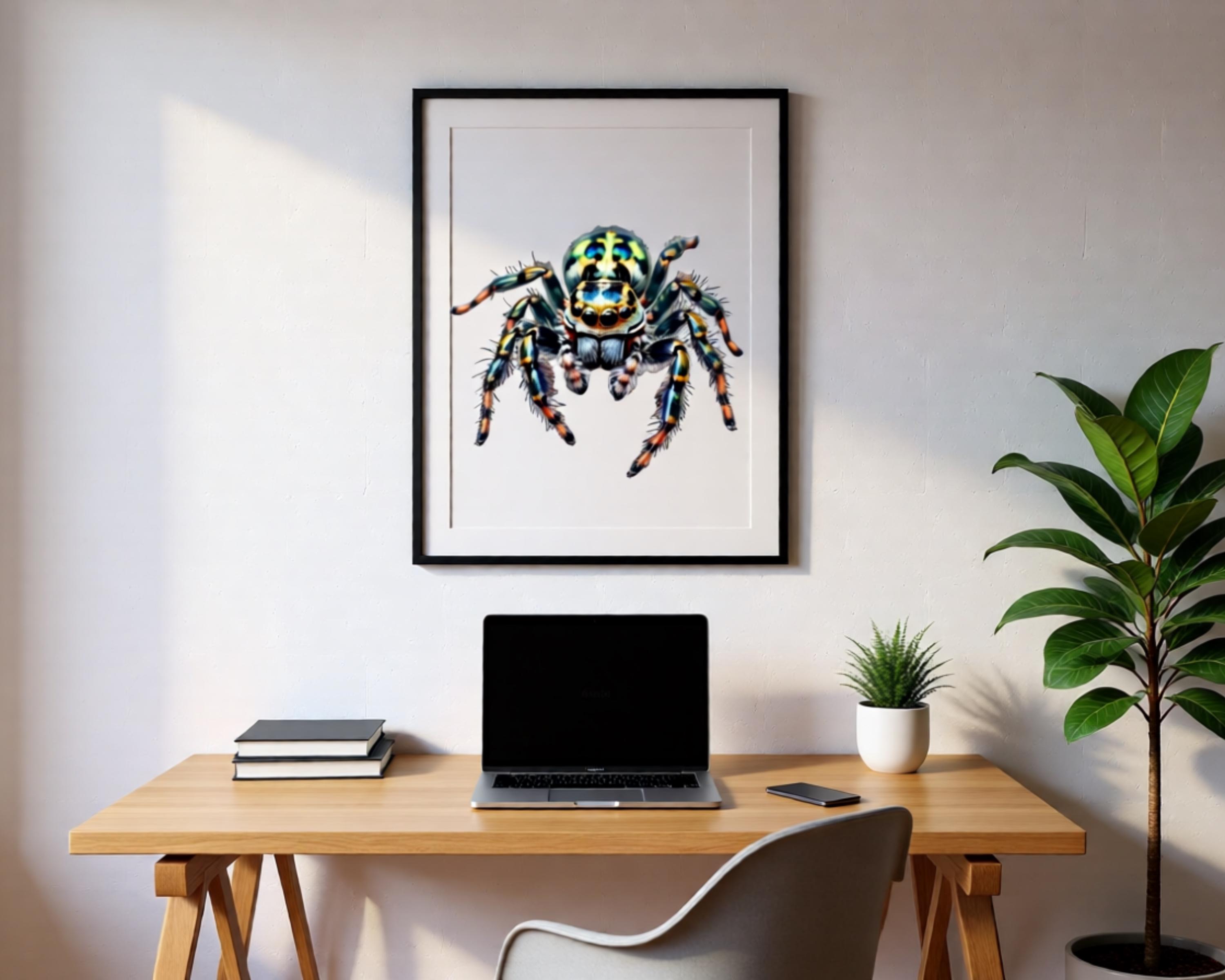 Spider Clipart Realistic, Spider Species Clipart Pack, Natural Insect ...