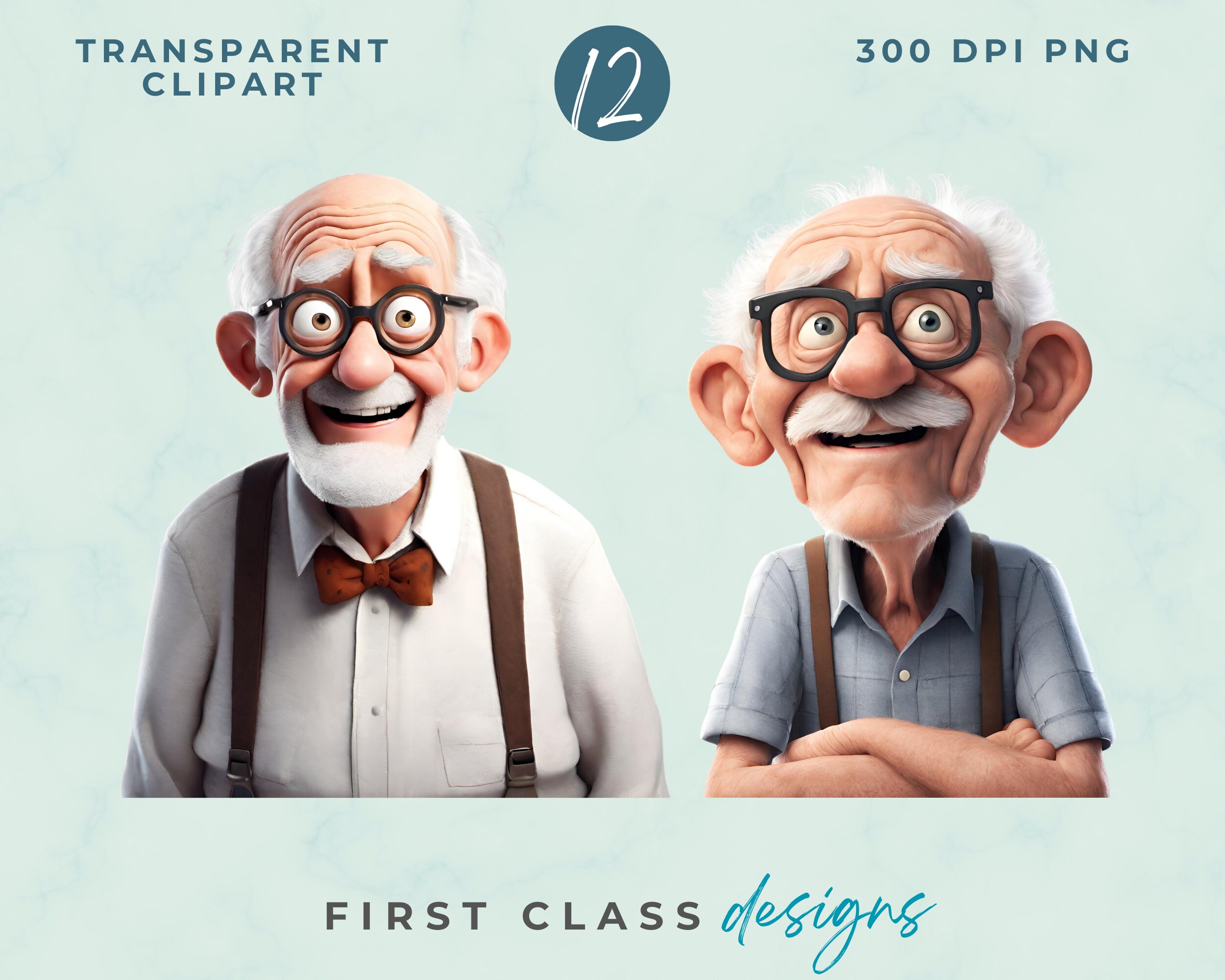 Funny Old Man Clipart PNG, Grumpy Old Man, Happy Man Clipart, Cartoon ...