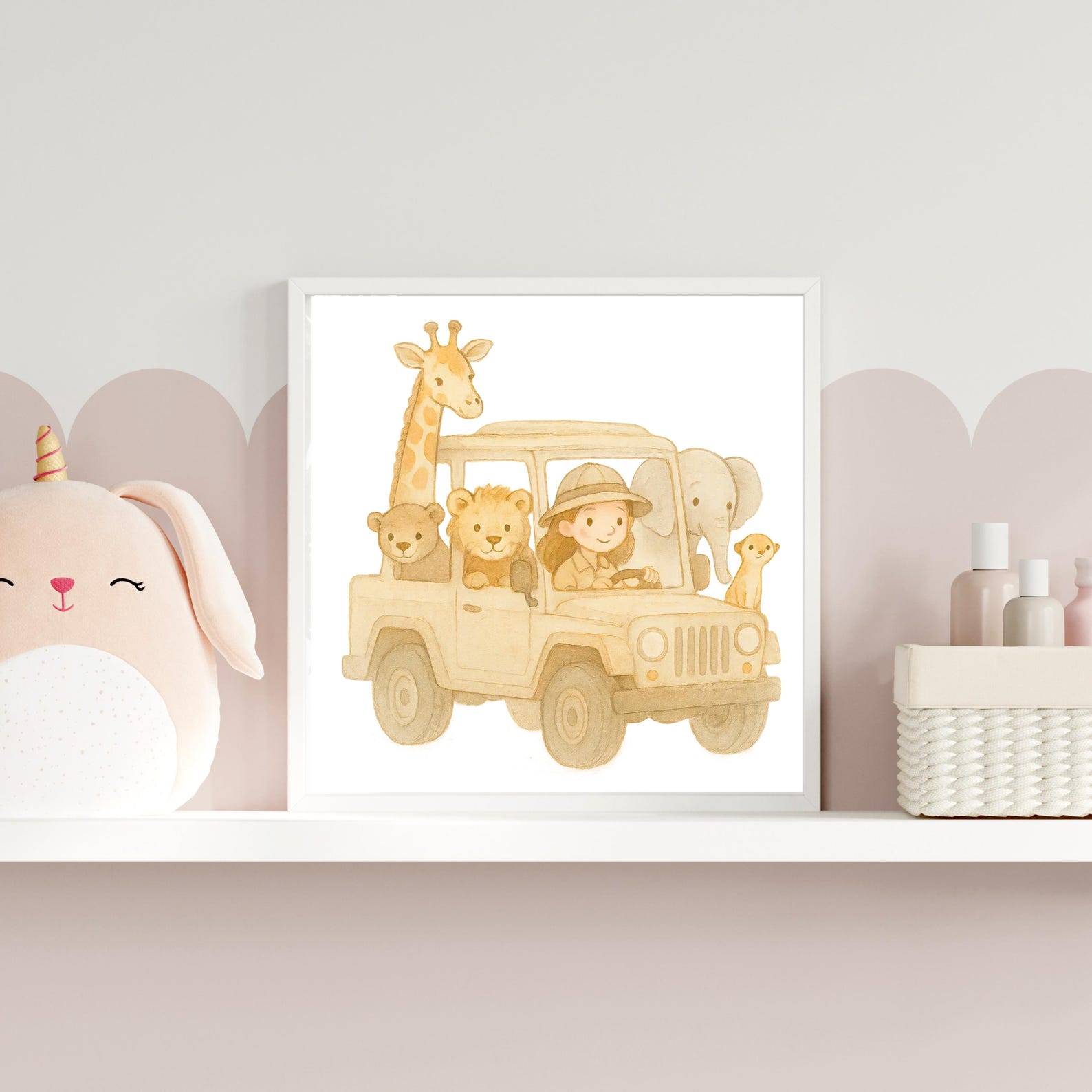 Watercolor Safari Clipart, Jungle Explorer Clipart PNG, Safari ...