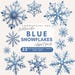 Snowflake Clipart Bundle Watercolor Snow Flakes Clip Art Snowflakes ...