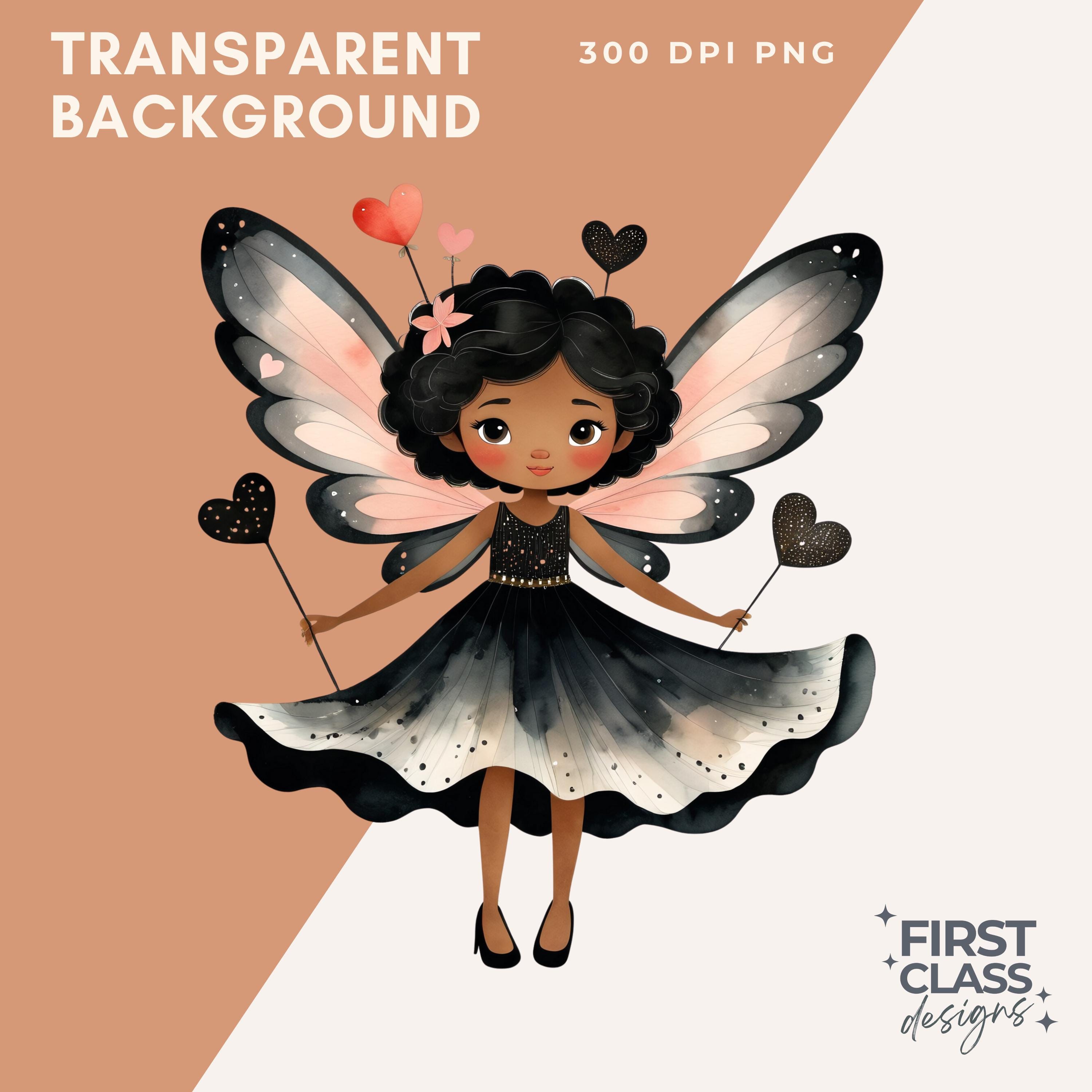 38 Valentine Fairy Clipart, Whimsical Valentine's Fairy Clip Art ...