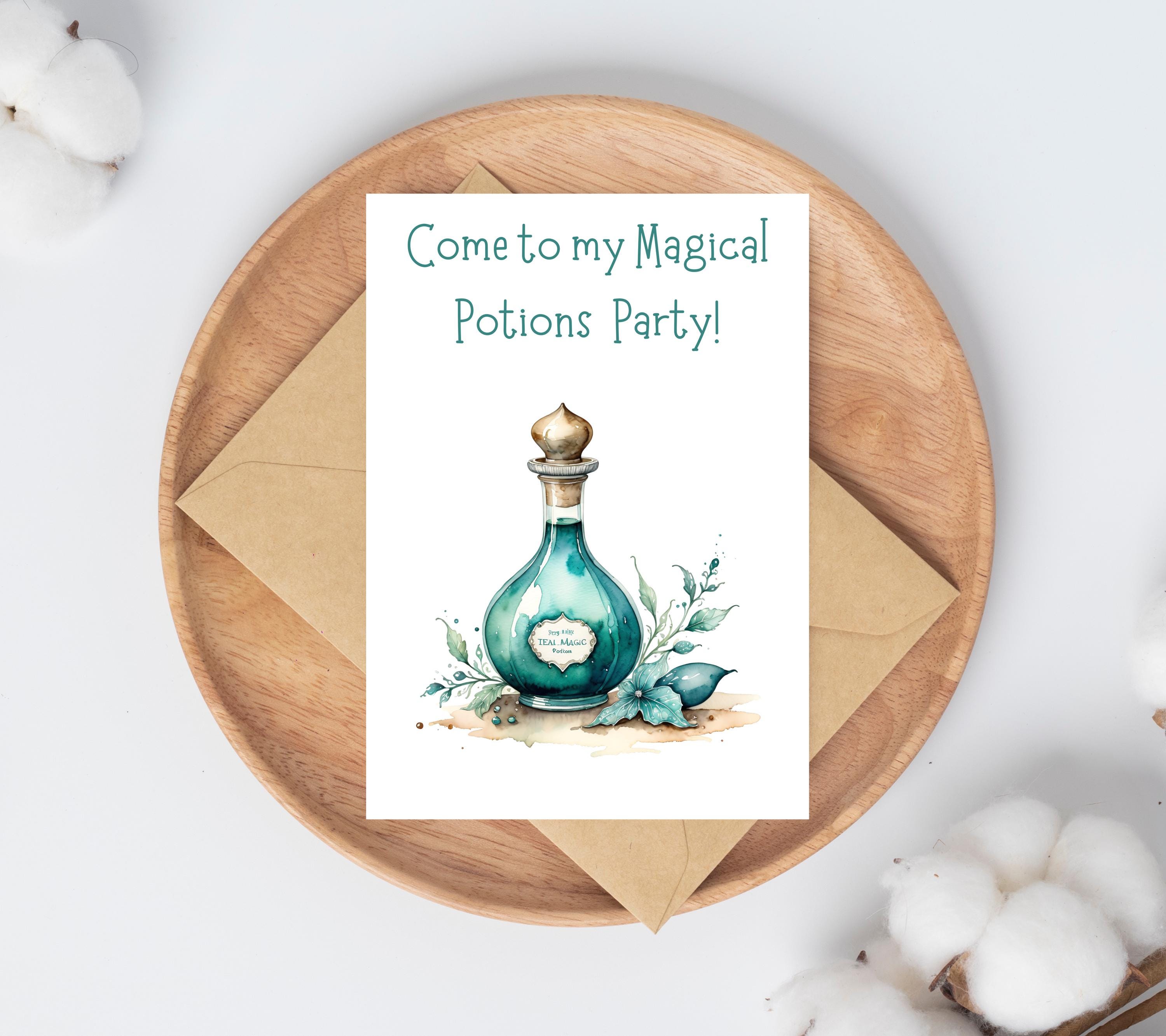 Watercolor Magic Potions Clipart, Magical Spells Potion Clipart ...
