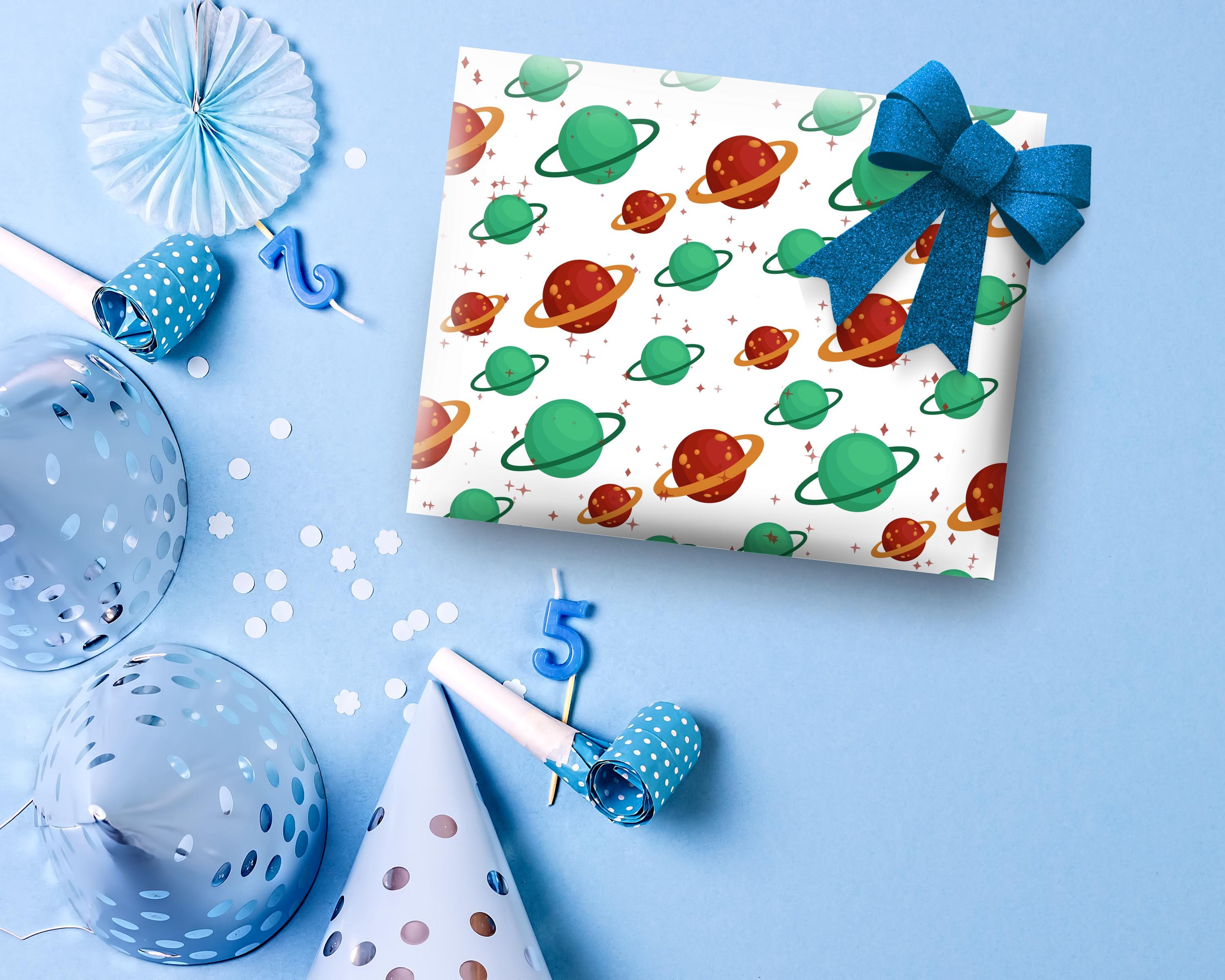 Planets Digital Papers, Seamless Space Digital Papers, Planets Clipart ...