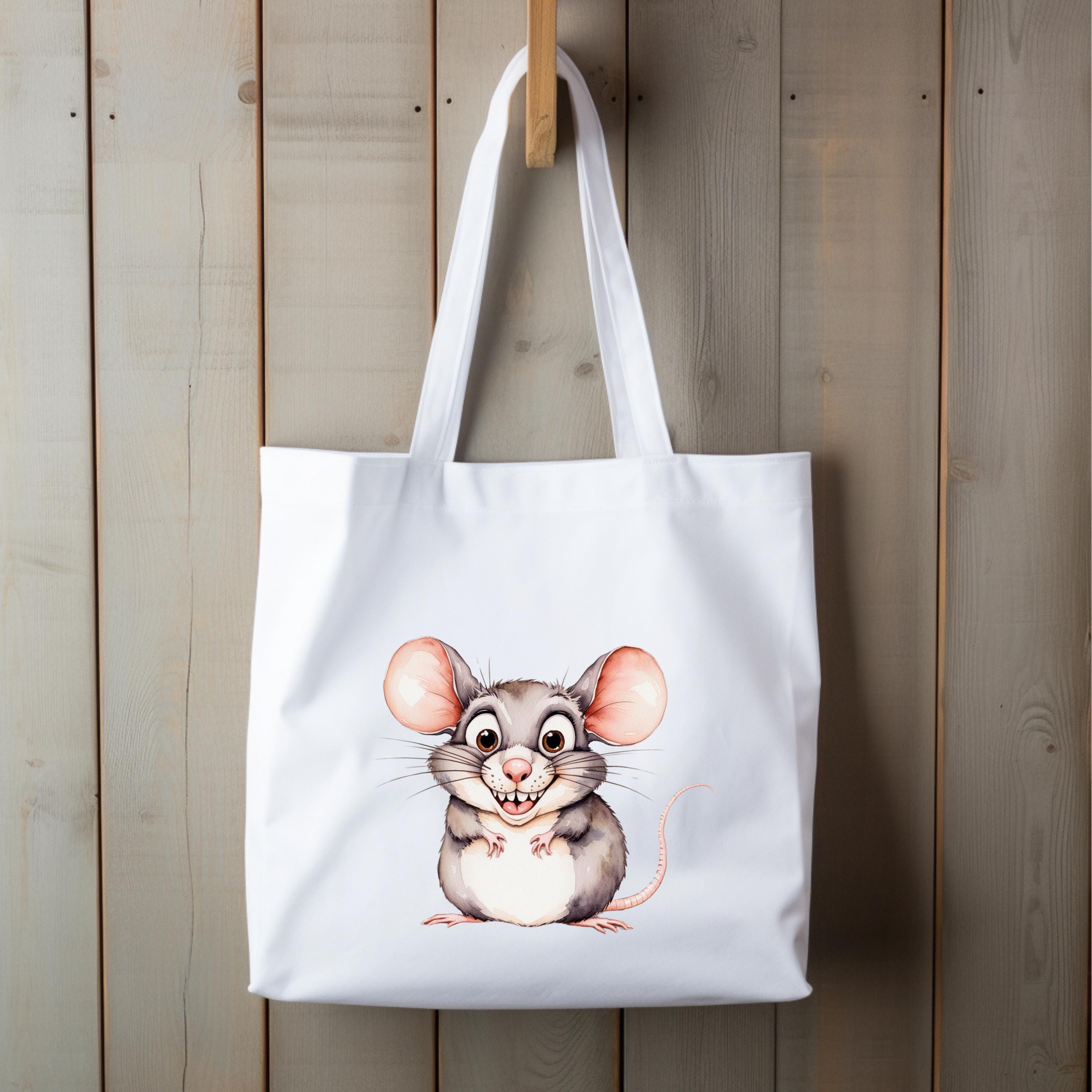Quirky Rats Clipart, Whimsical Cute Rats Clip Art, Funny Cartoon Rats ...