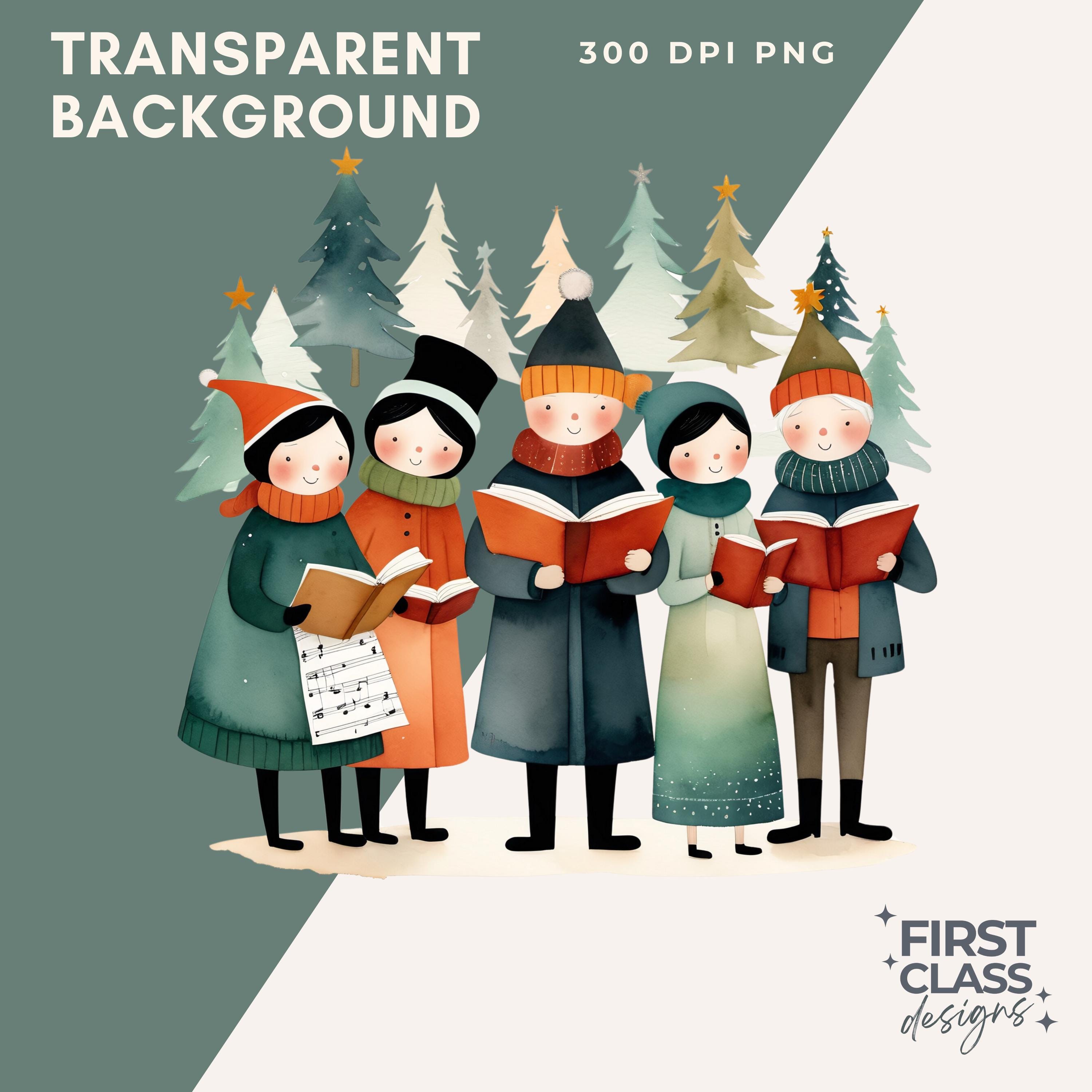 Christmas Carolers Clipart, Christmas Carol Singers Clip Art Children ...