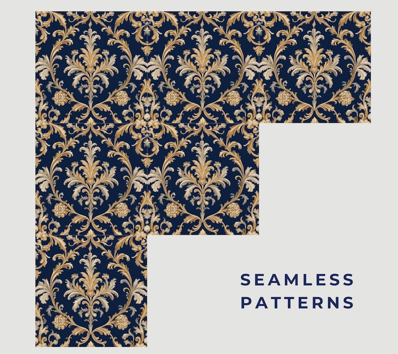 Florentine Paper Digital Download, Florentine Seamless Patterns ...