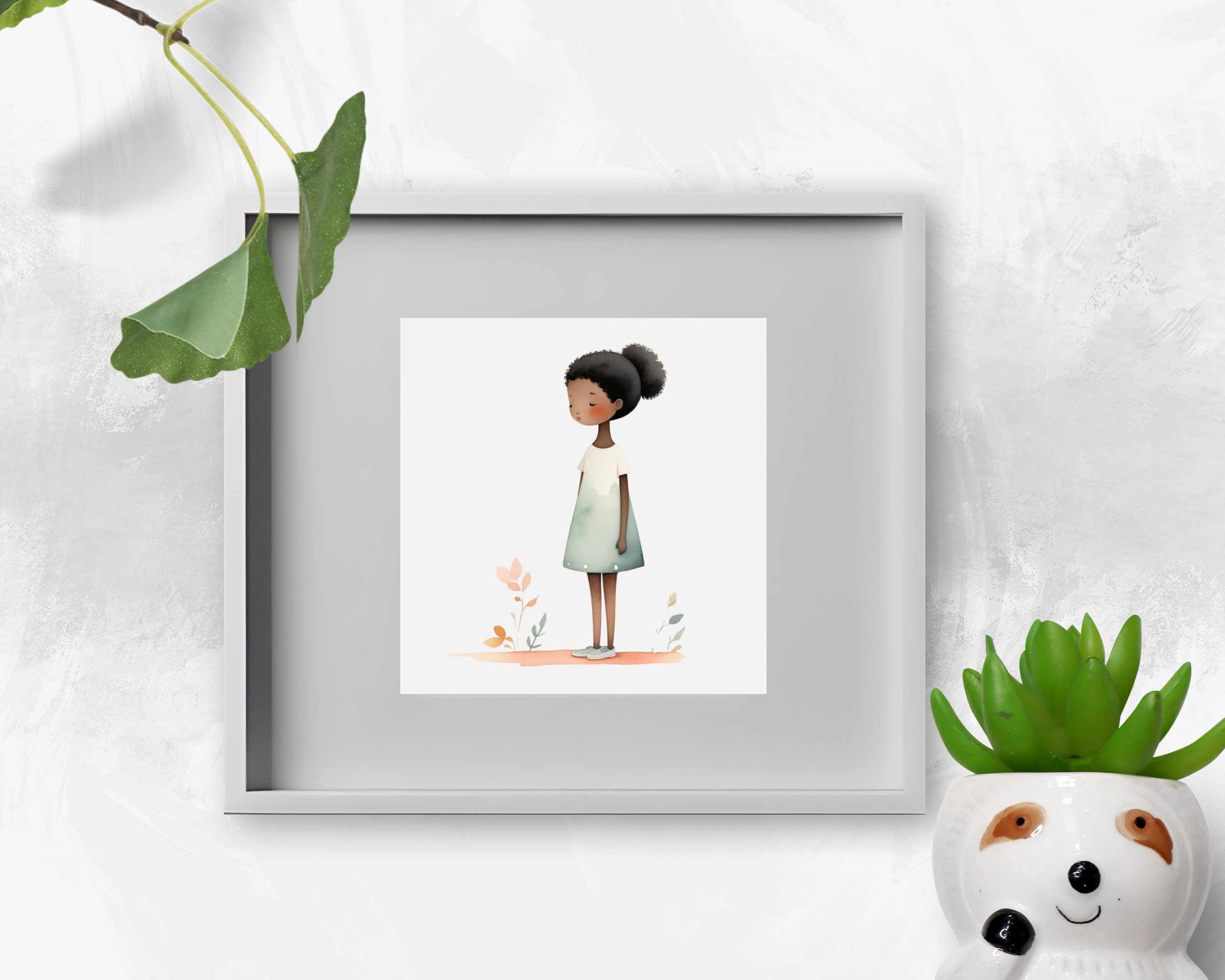 Whimsical Girls Clipart, Clipart Whimsical Girl, Quirky, Female, Whimsy ...