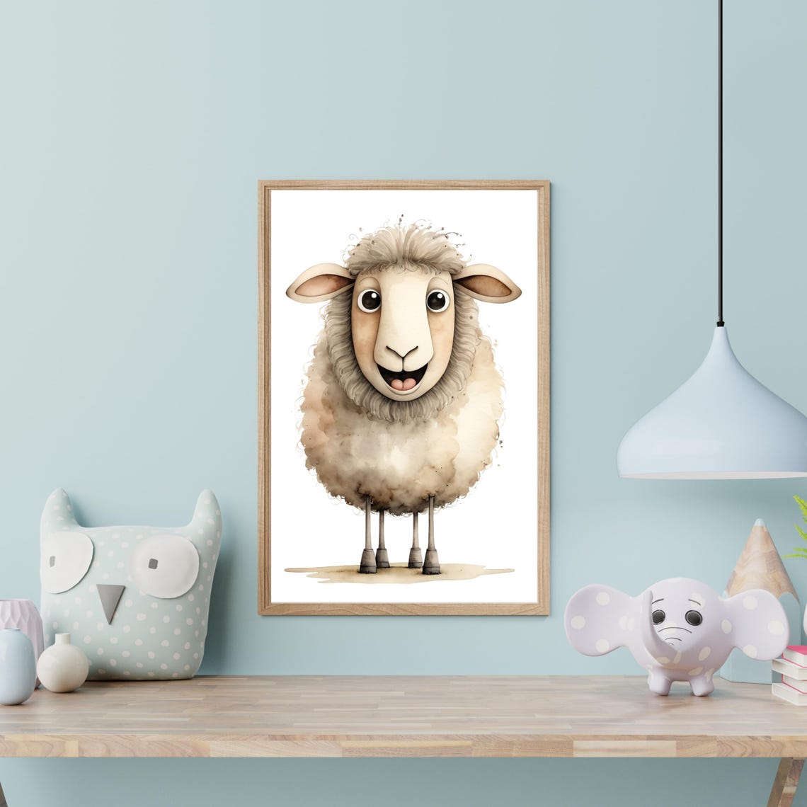 Quirky Sheep Clipart, Whimsical Sheep PNG, Farm Animals Clip Art PNG ...