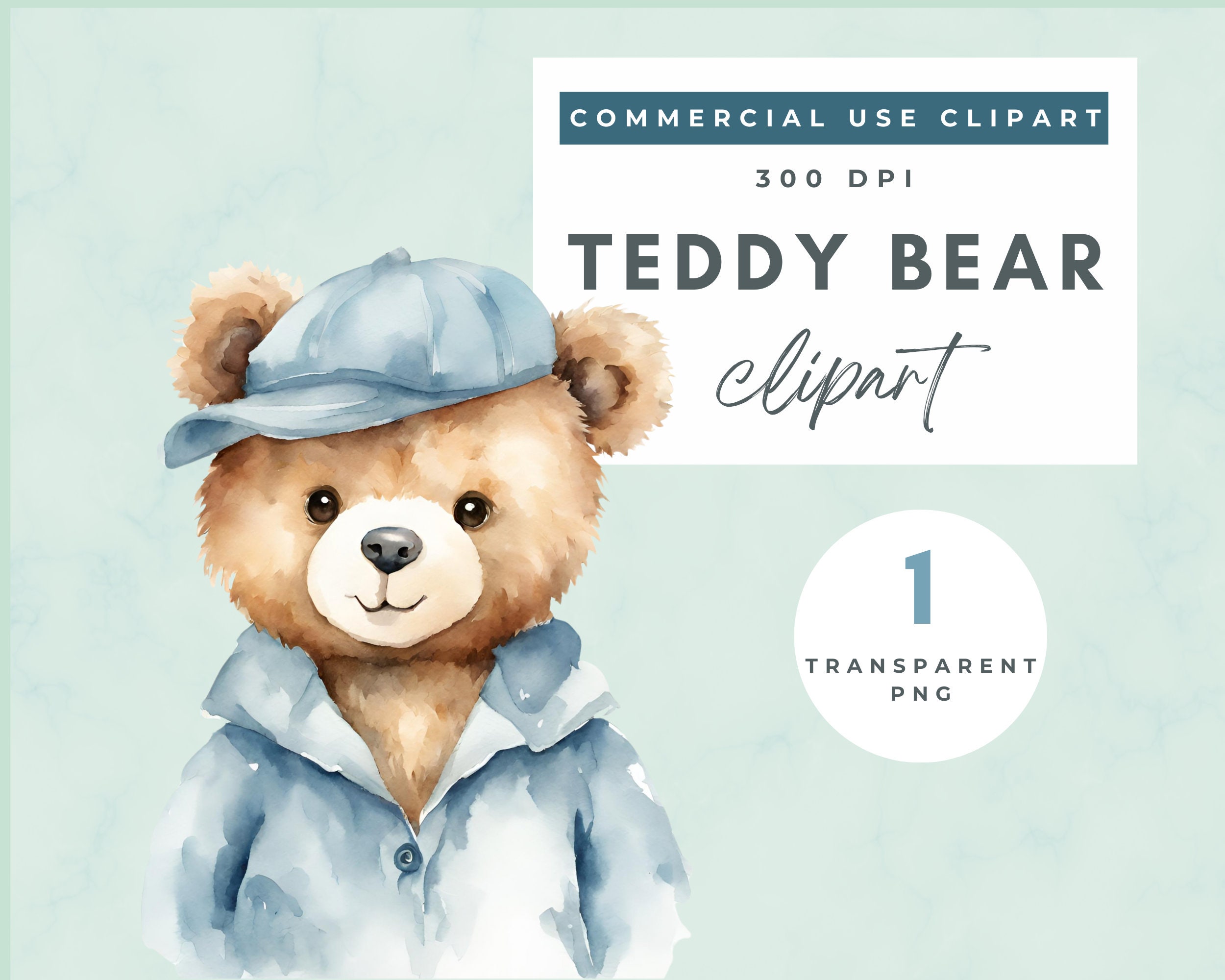 Teddy Bear Clipart PNG, JPG,SVG, Cute Teddy Bear Clipart, High Quality ...