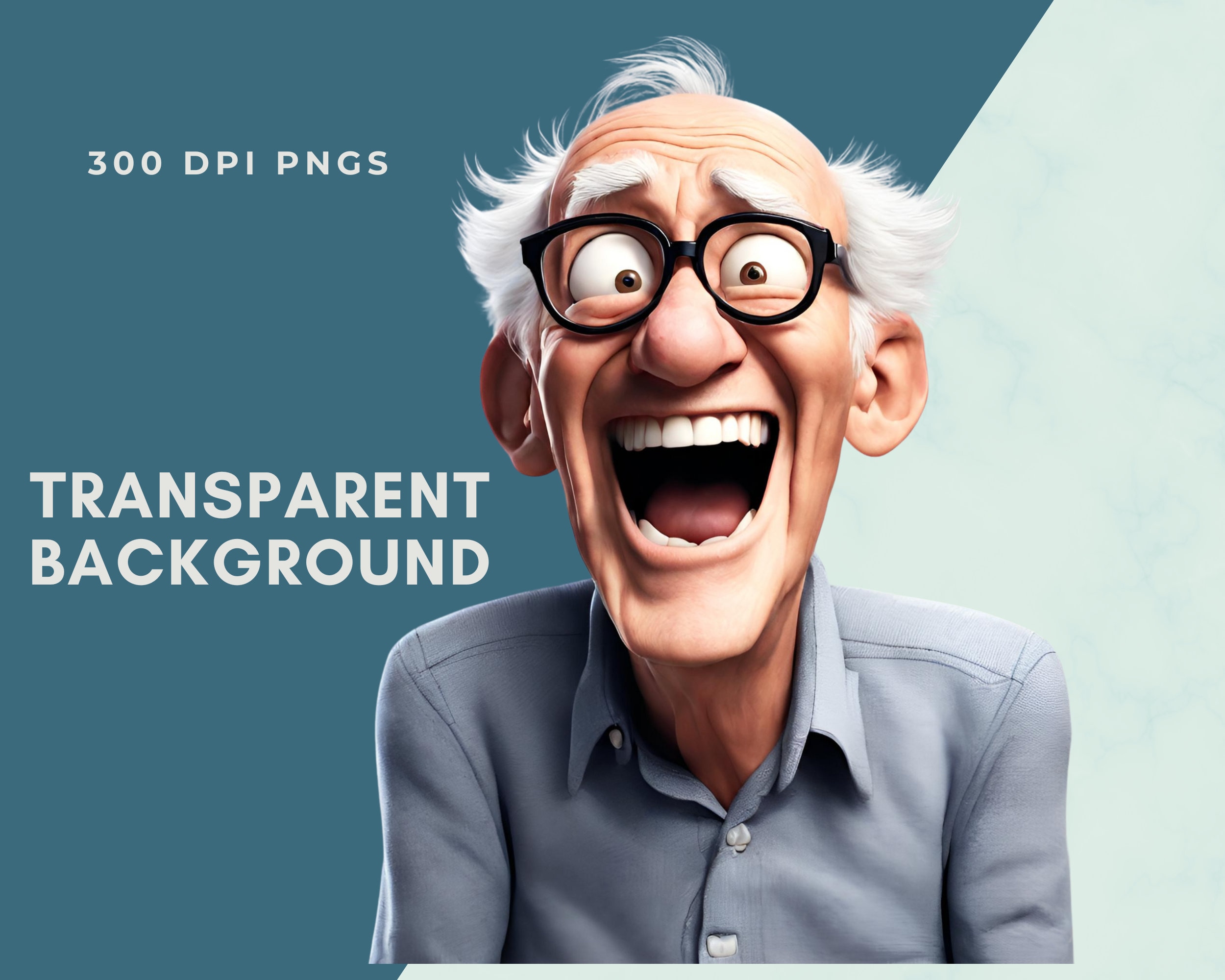 Funny Old Man Clipart PNG, Grumpy Old Man, Happy Man Clipart, Cartoon ...